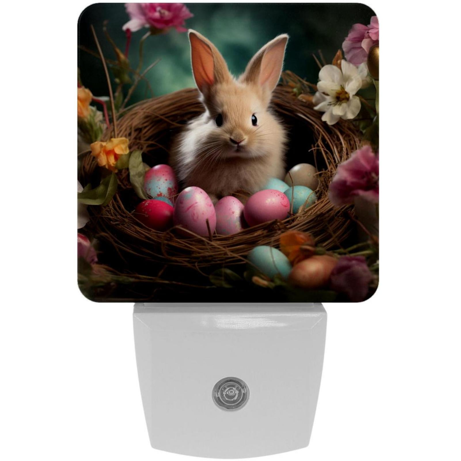 Easter LED Square Night Lights- Modern and Energy Efficient Bedside ...