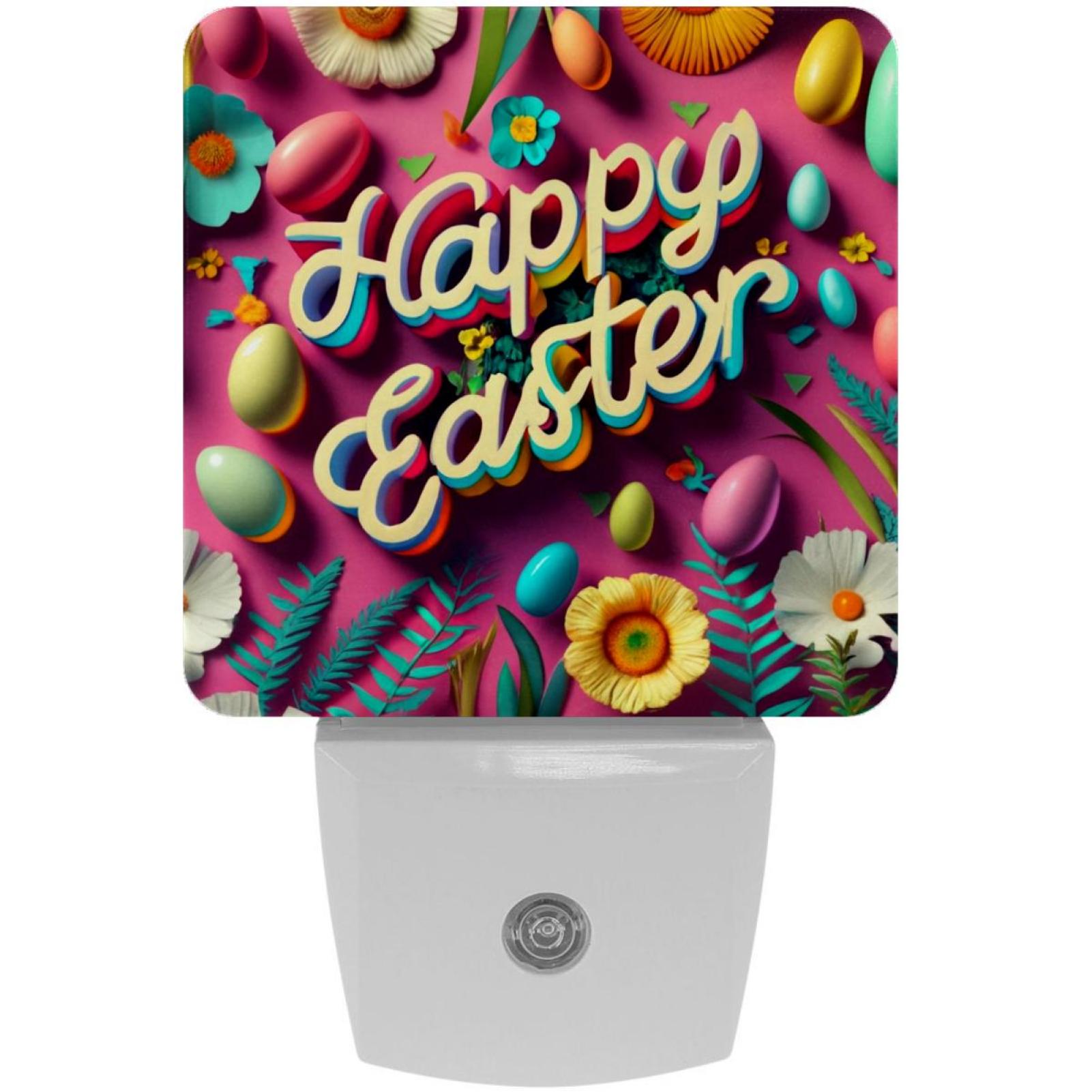 Easter LED Square Night Lights- Modern and Energy Efficient Bedside ...
