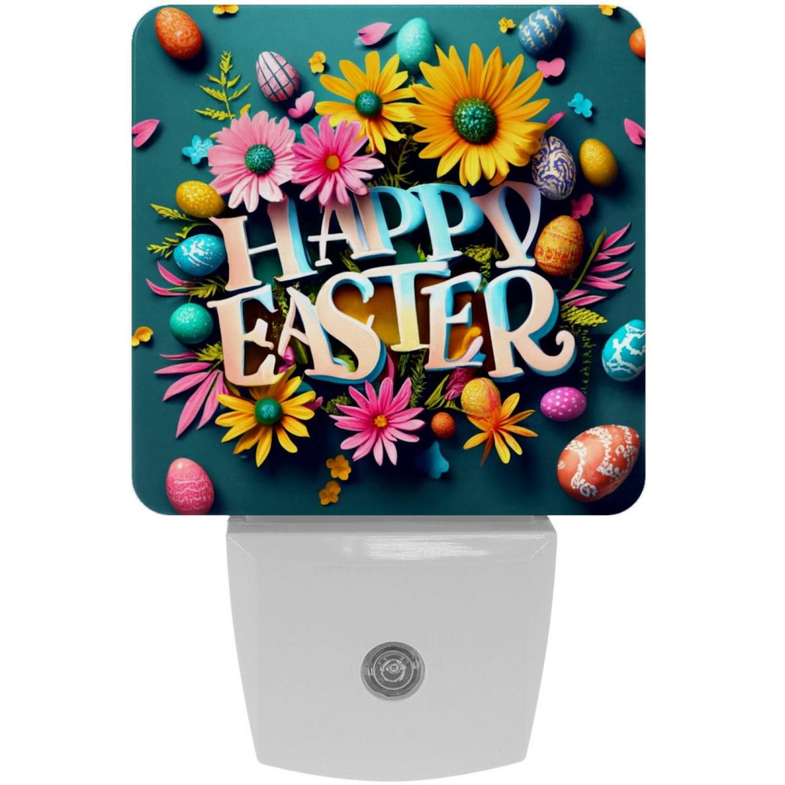 Easter LED Square Night Lights- Modern and Energy Efficient Bedside ...