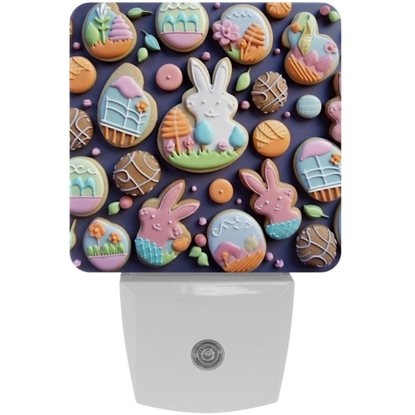 Easter LED Square Night Lights- Modern and Energy Efficient Bedside ...