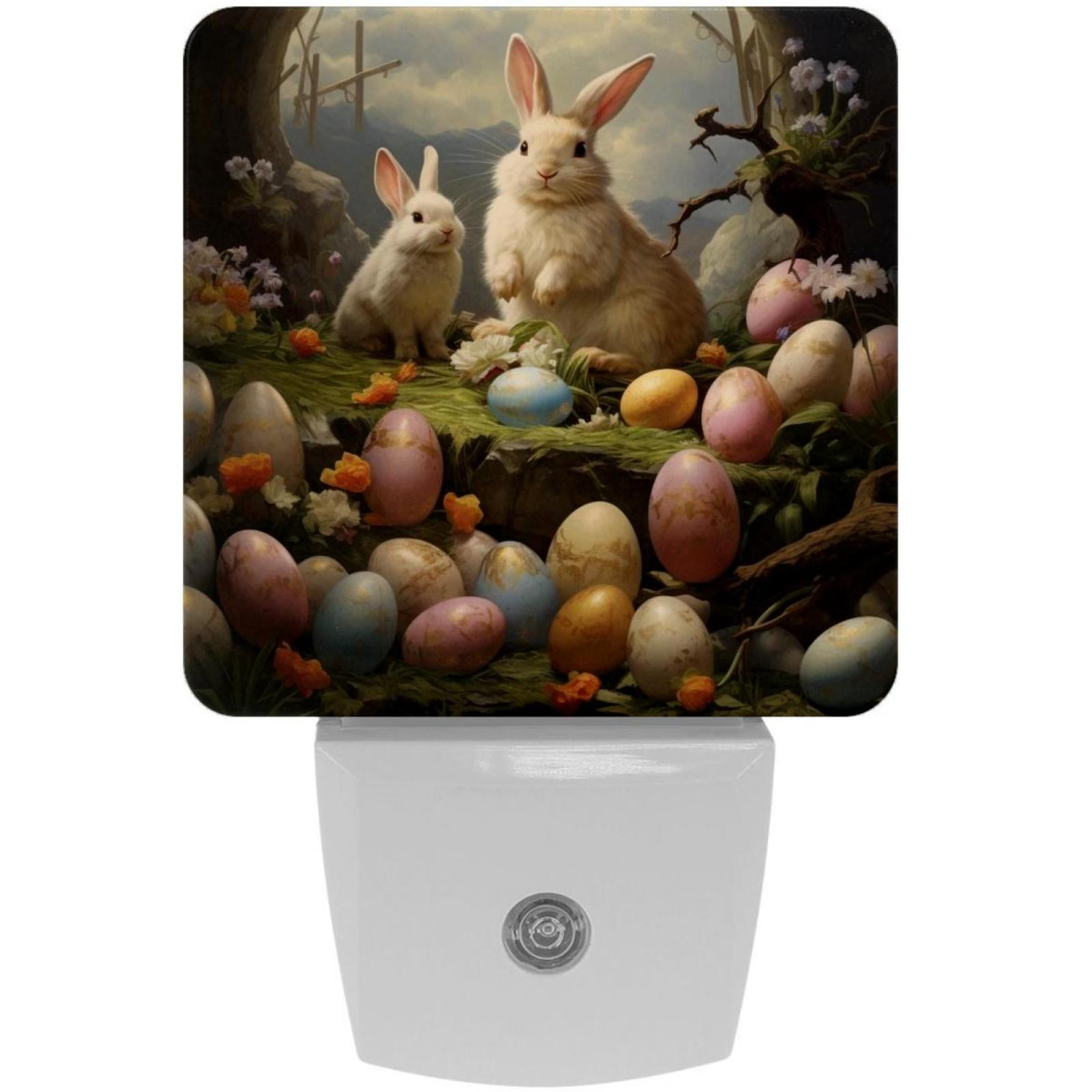 Easter LED Square Night Lights - Modern and Versatile Plug-in Lighting ...