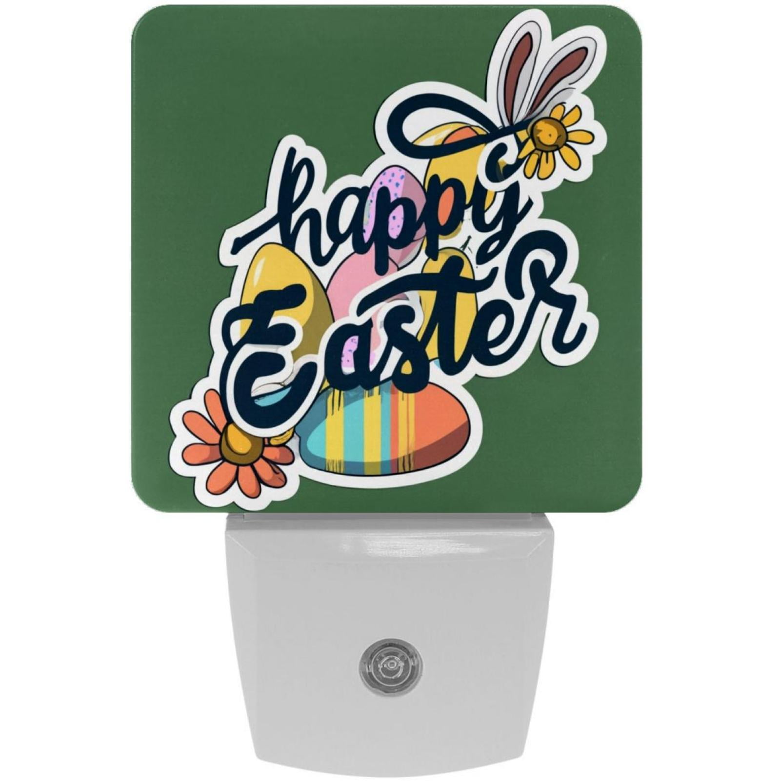 Easter LED Square Night Lights - Modern and Versatile Plug-in Lighting ...
