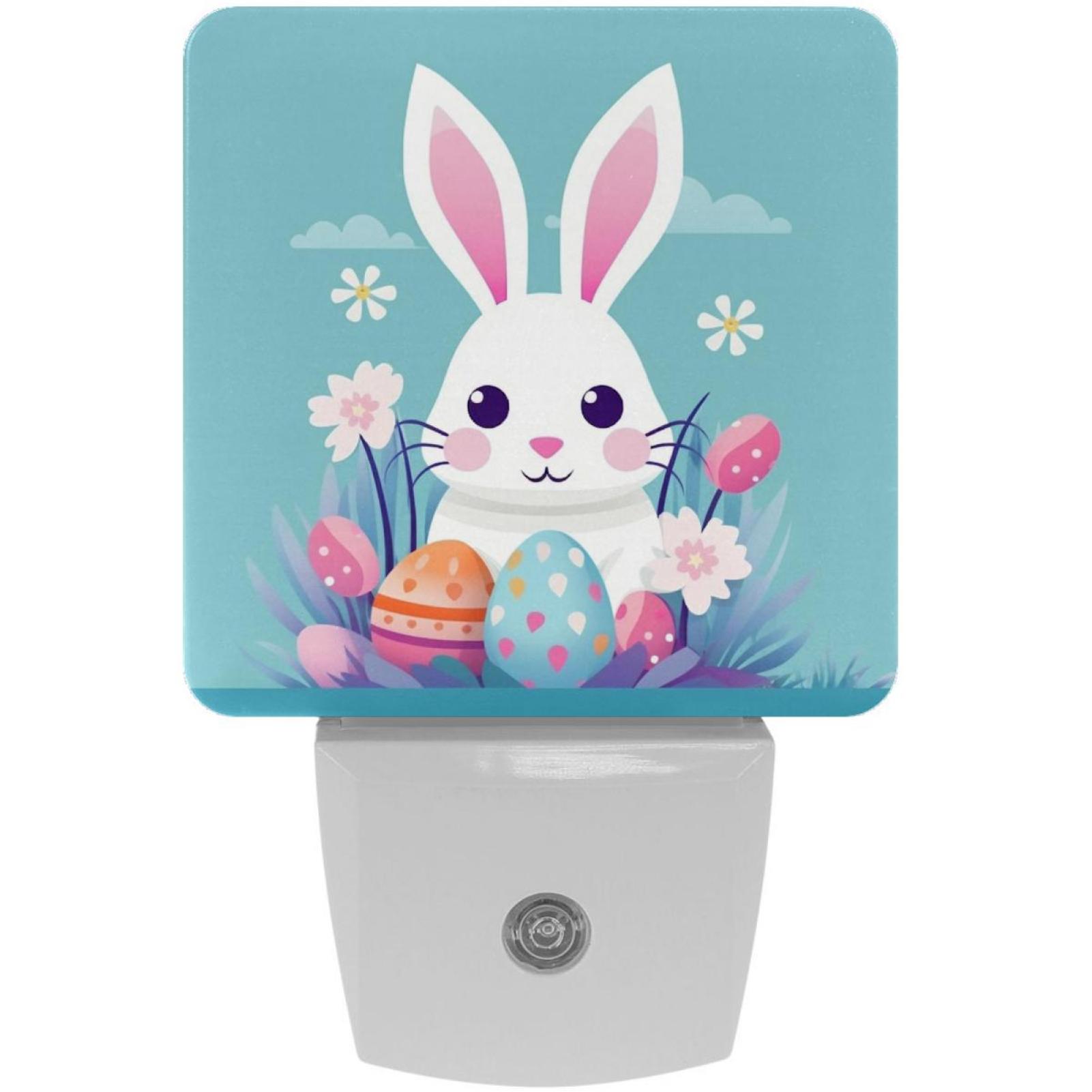 Easter LED Square Night Lights - Portable and Stylish for Bedroom and ...