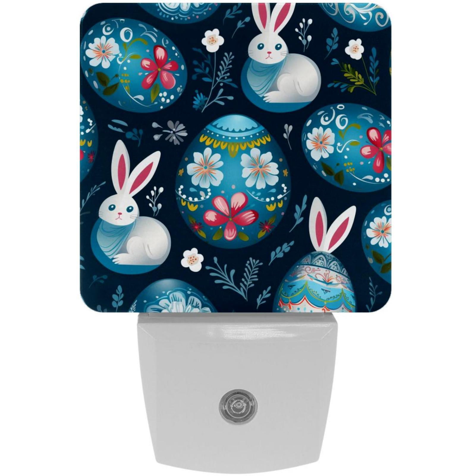 Easter LED Square Night Lights - Portable and Stylish for Bedroom and ...