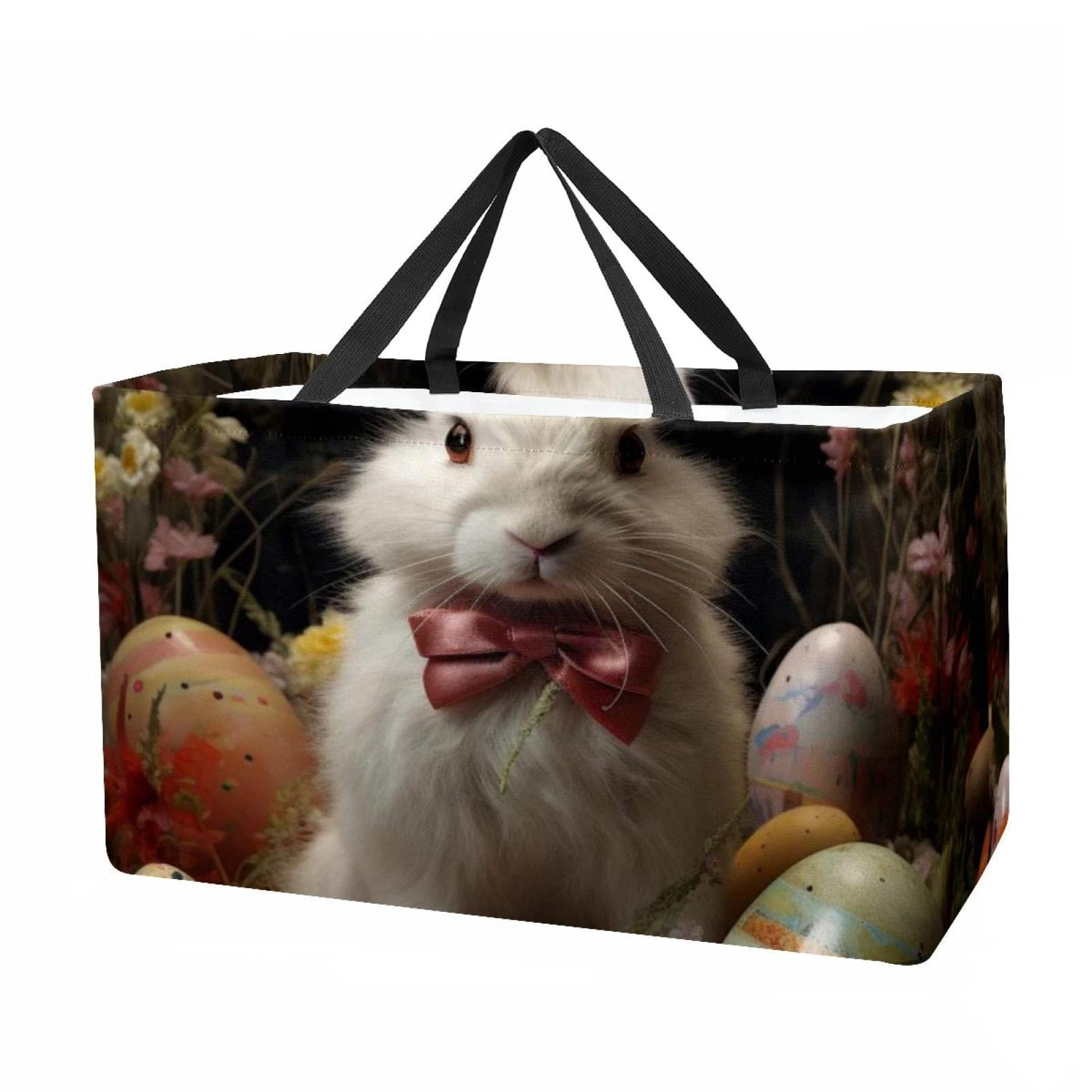 Easter Large Capacity Foldable Oxford Cloth Picnic Basket - Reusable ...