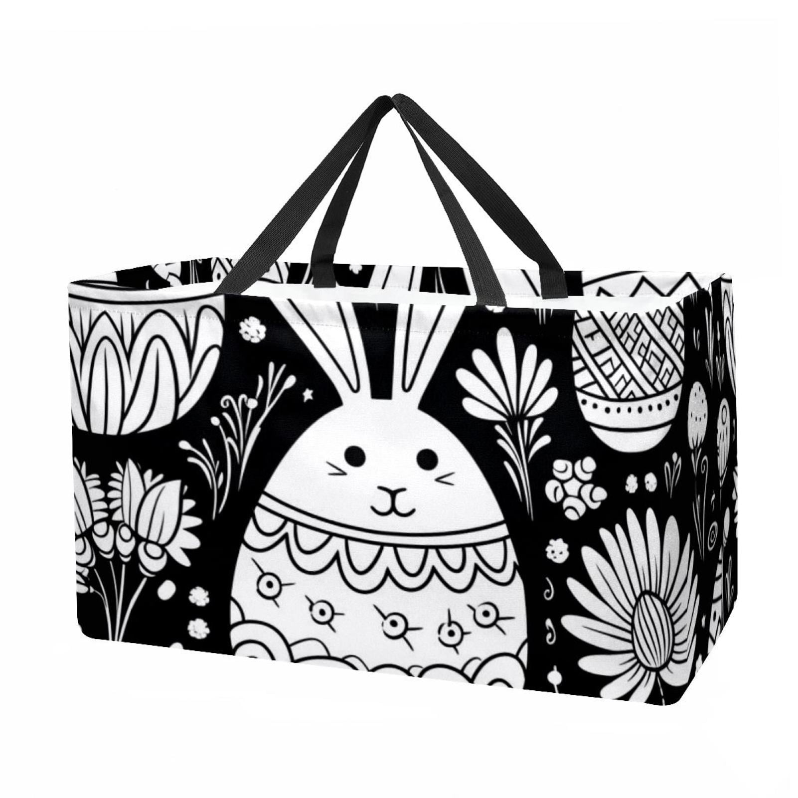 Easter Large Capacity Reinforced Oxford Cloth Storage Bin - Reusable ...