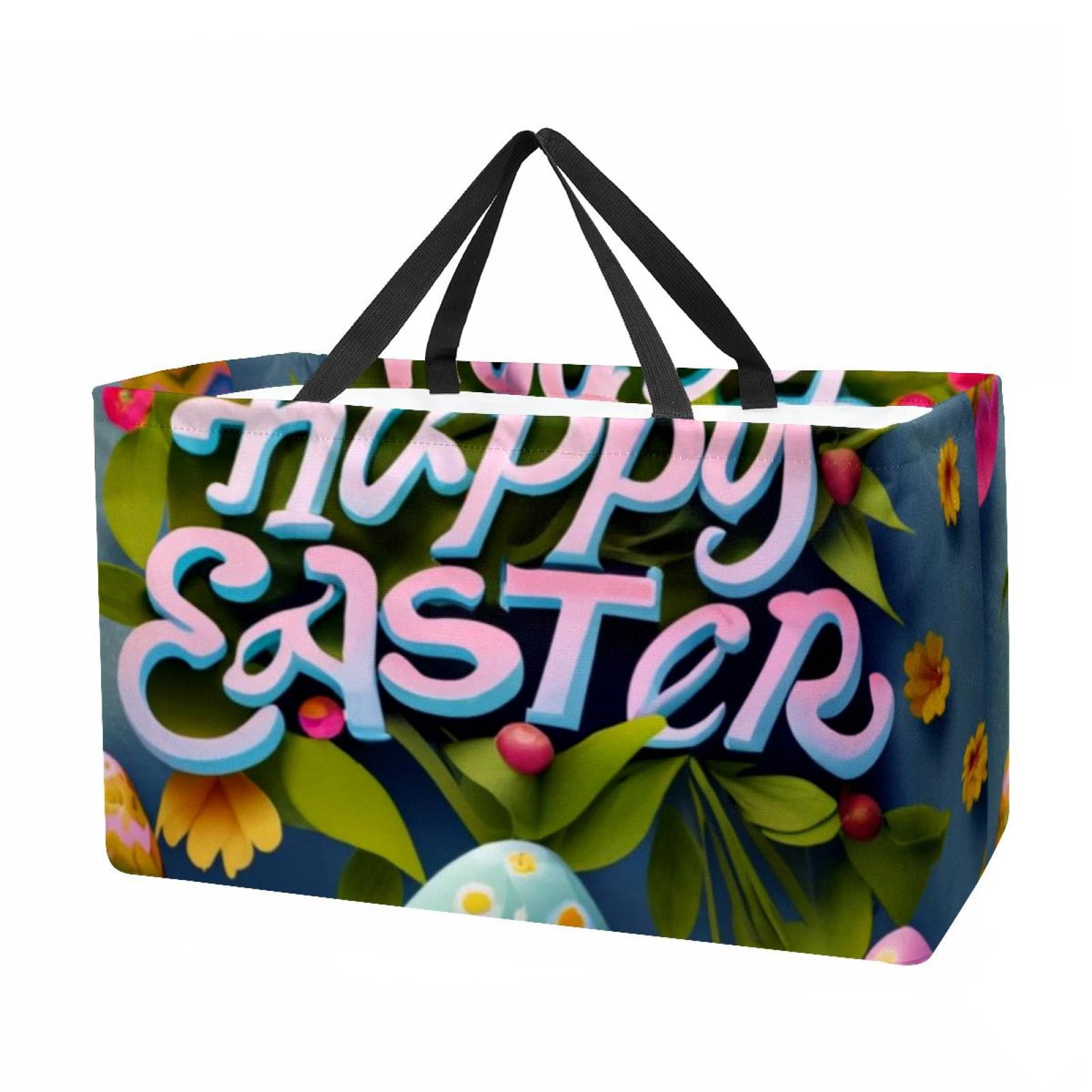 Easter Large Capacity Reusable Foldable Cube Organizer with Oxford ...