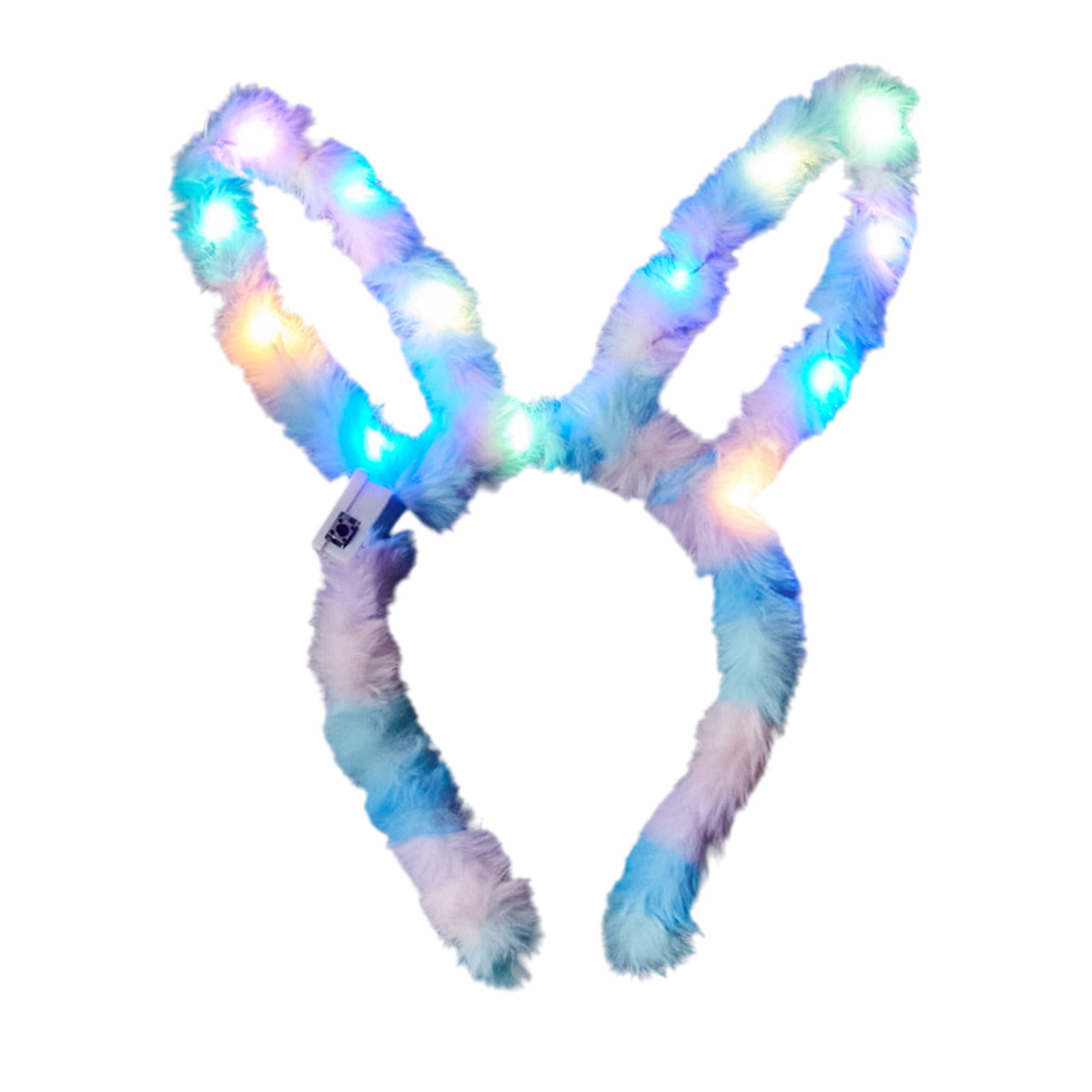 Easter Light Up Headbands LED Bunny Ears Head Bands, Colorful Soft ...