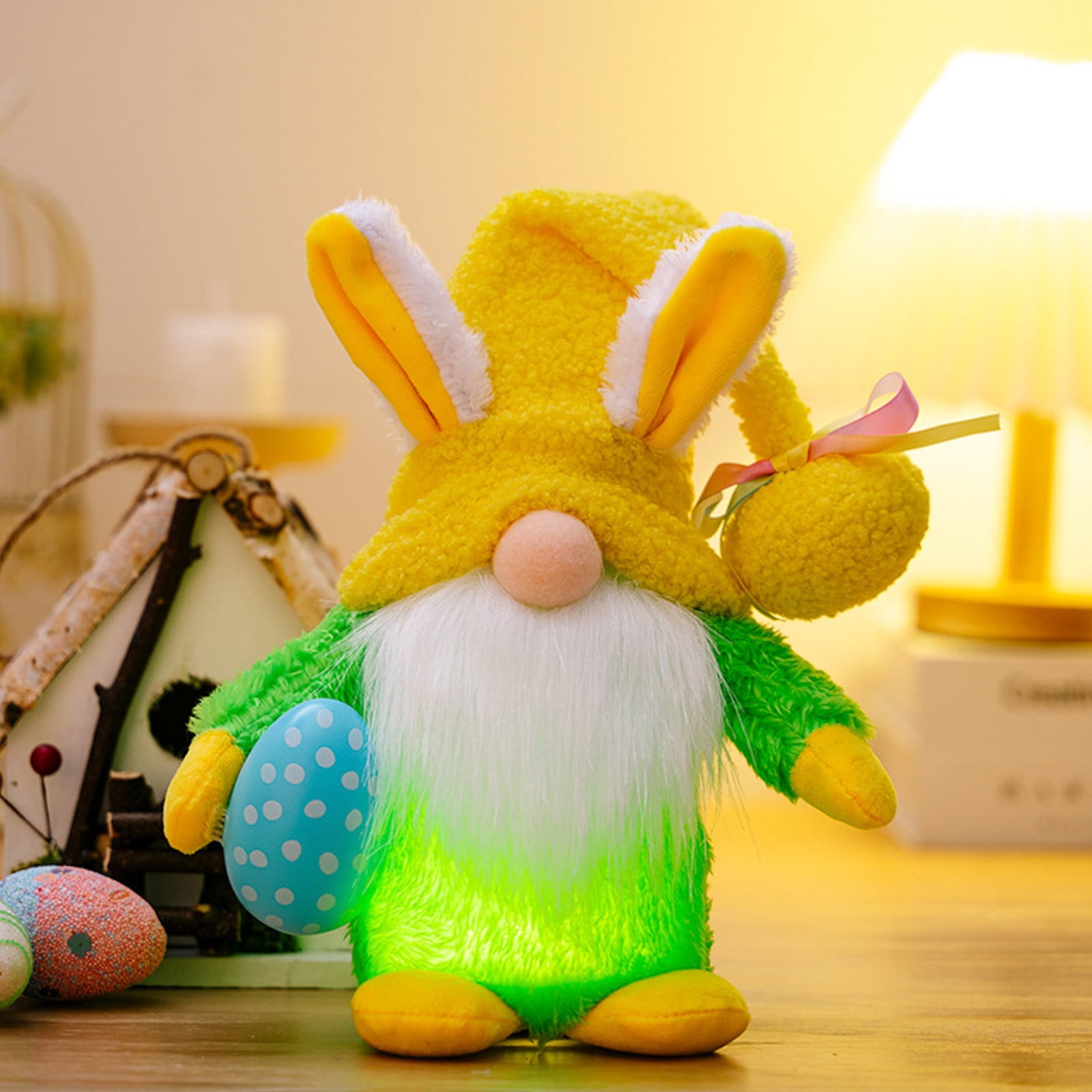 Easter Light Up for Home Office Summer Decor Easter Decoration Bunny ...