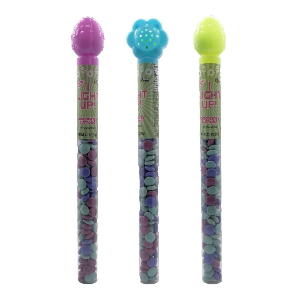 Easter Light Up Tube With Pastel Chocolate Lentils - 2.7 oz Tube ...