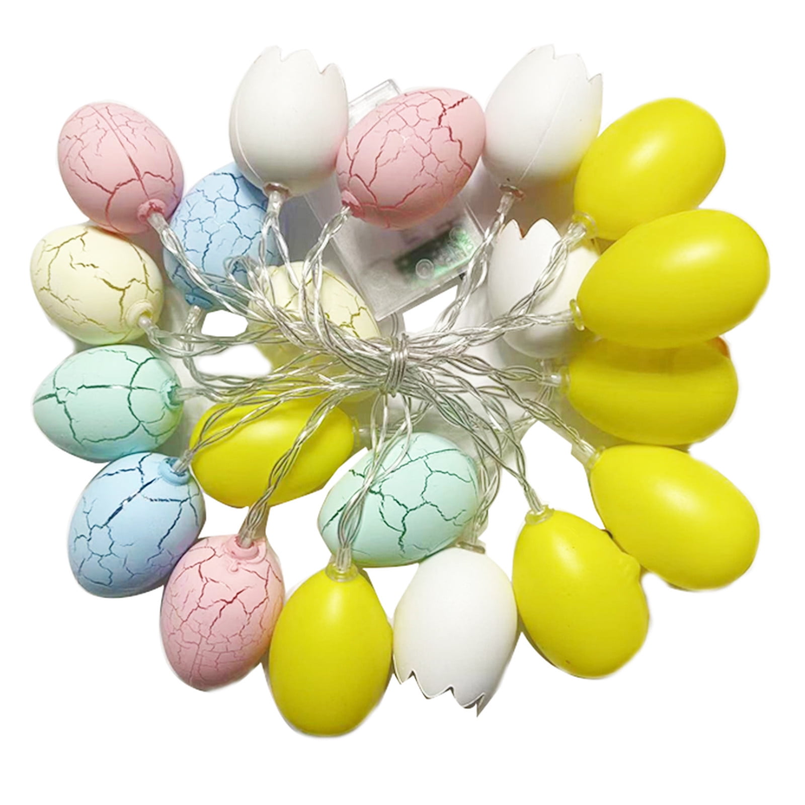 Easter Lights Decorations, 3D Crack Easter Eggs Fairy String Lights ...