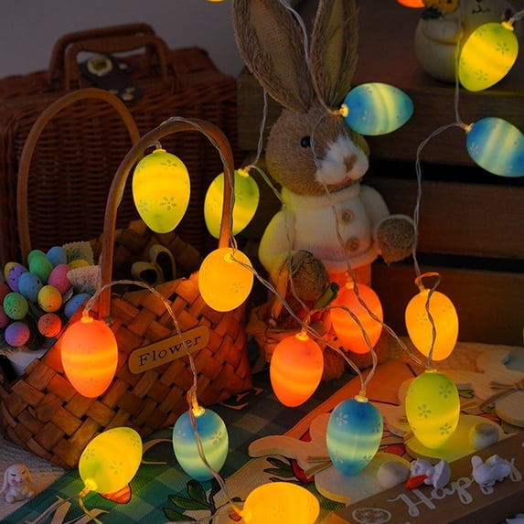 Easter Lights Decorations, Easter Eggs Lights String,5/10 Ft Led Easter ...