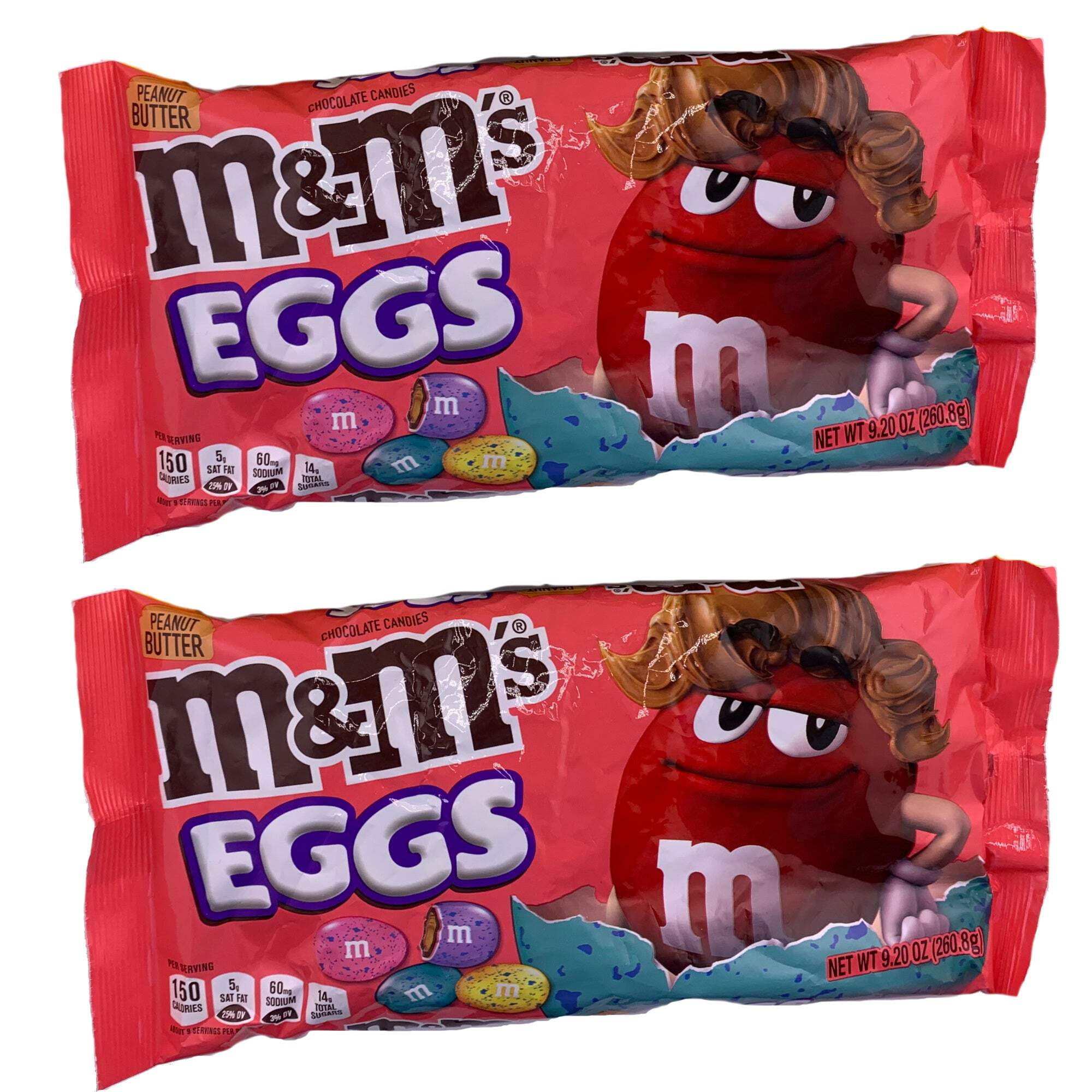 Easter M&M's Eggs Bulk Easter Candy Pack of 2 x 9.9oz Bags of Peanut ...