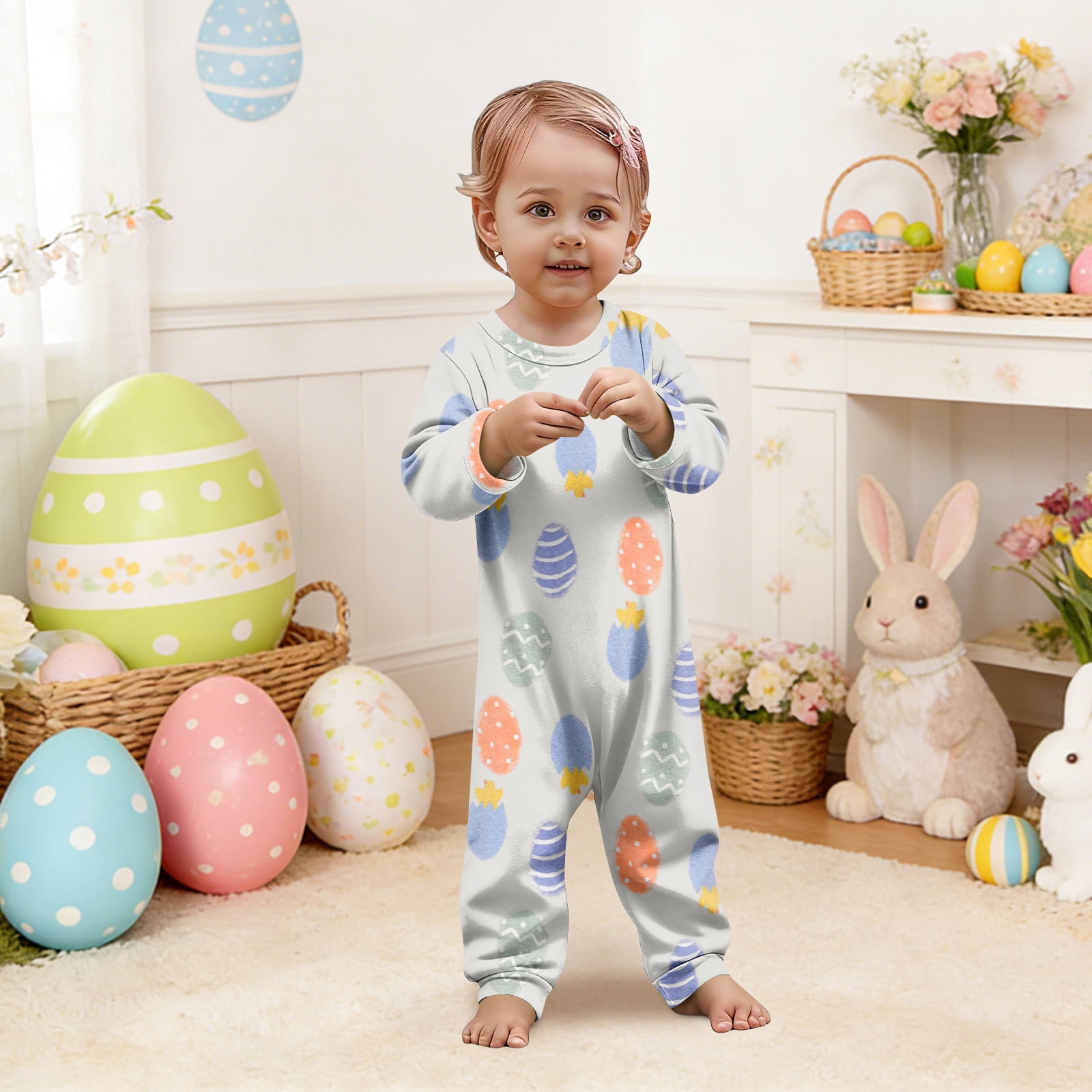 Easter Matching Pajama Set Matching Family Easter Outfits Holiday Cute ...