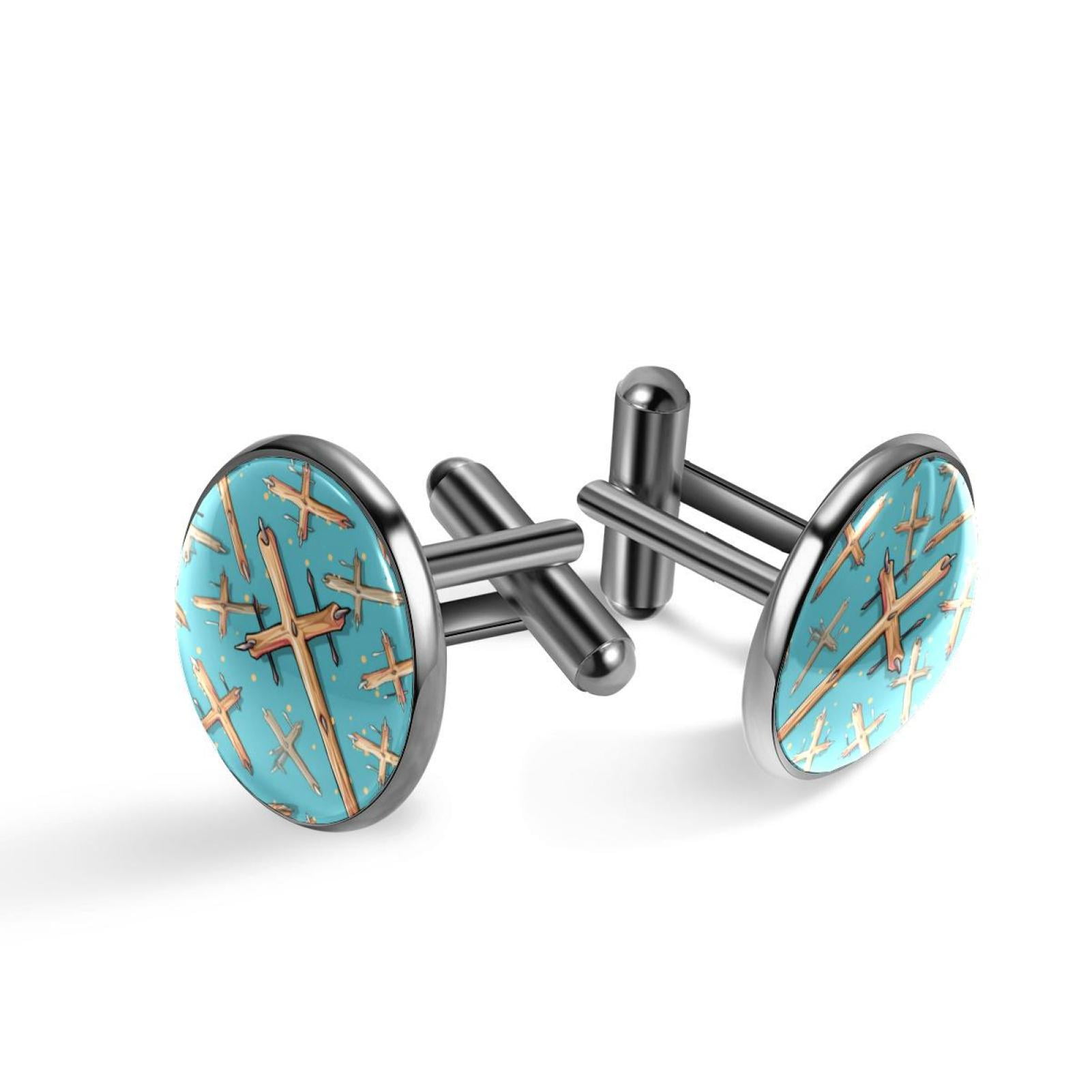 Easter Men's Cufflink for Formal Wear Made of Stainless Steel for Shirt ...