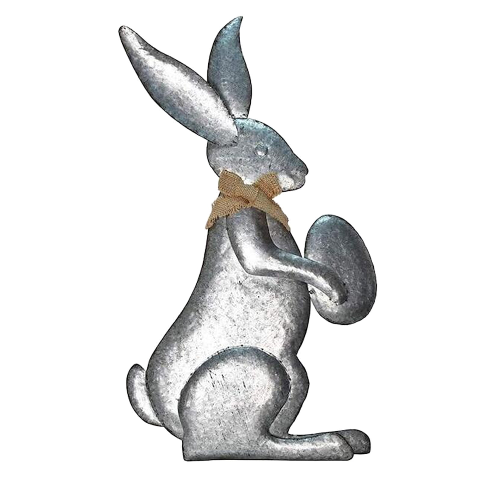 Easter Metal Bunny Ornament With Bracket, Easter Decorations, Easter ...