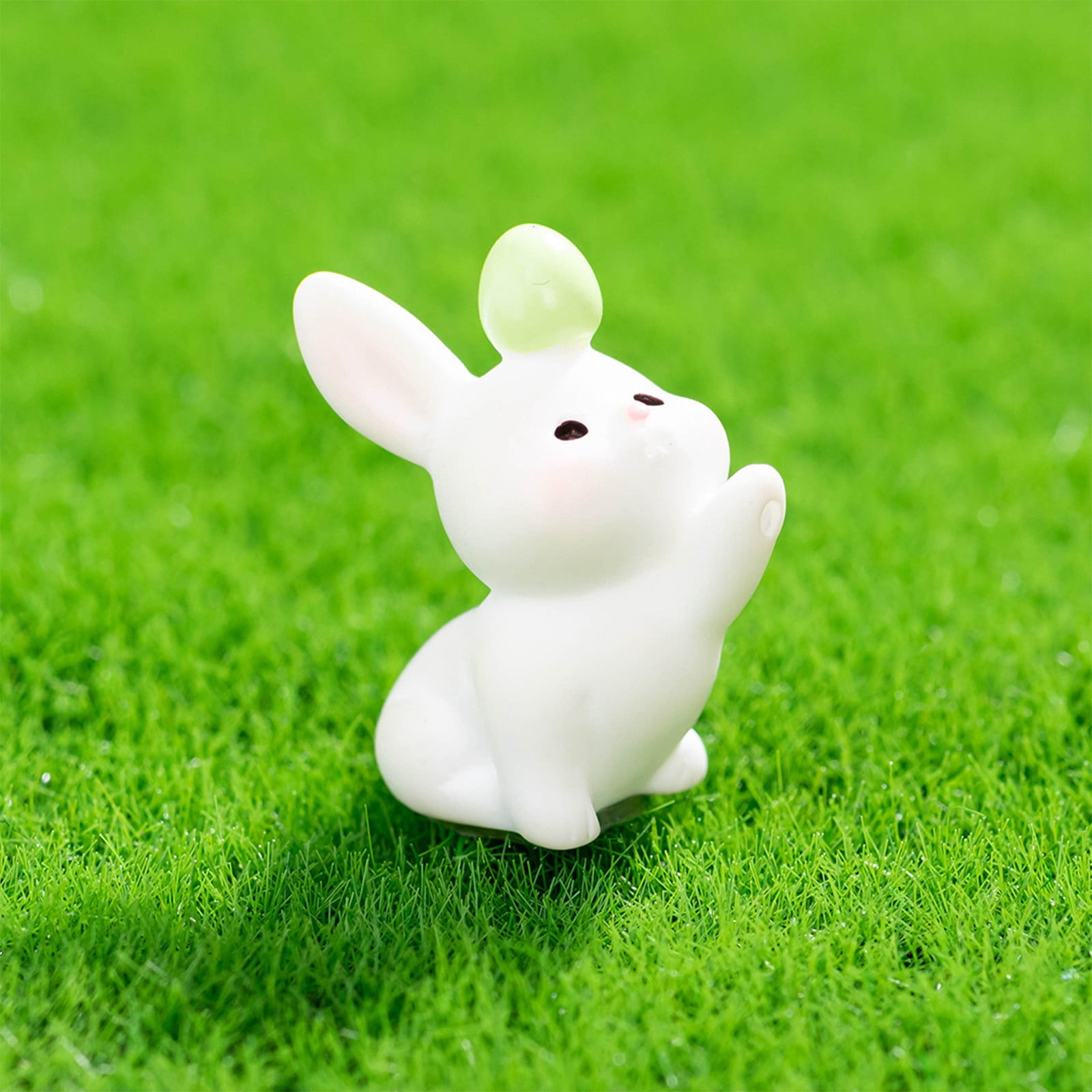 Easter Micro Landscapes Ornament Cartoon Cute Egg Rabbits Gnome ...