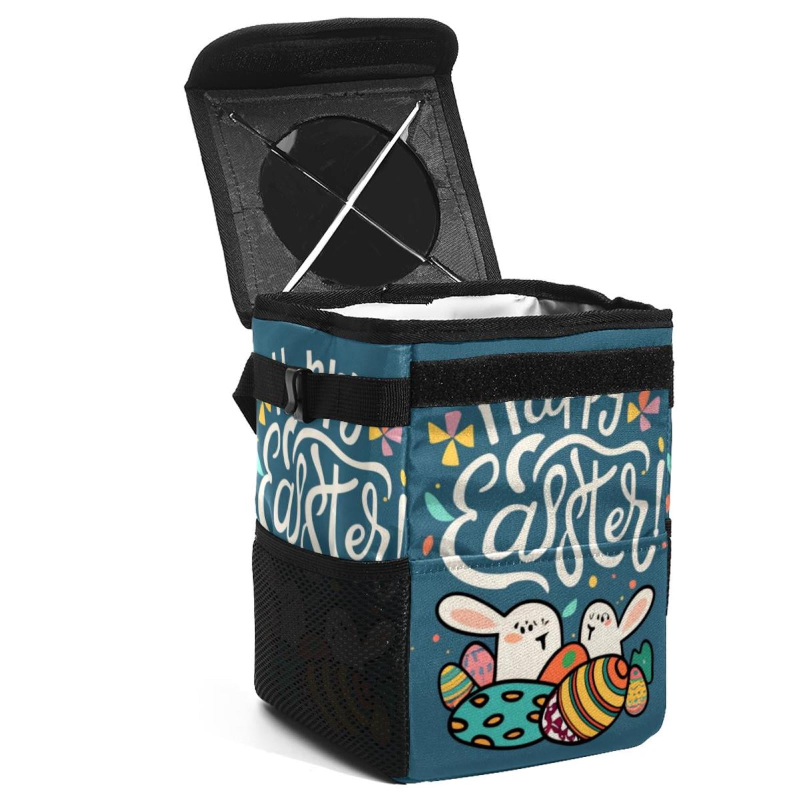 Easter Mini Trash Can Car Garbage Can Trash Can for Car - Foldable ...