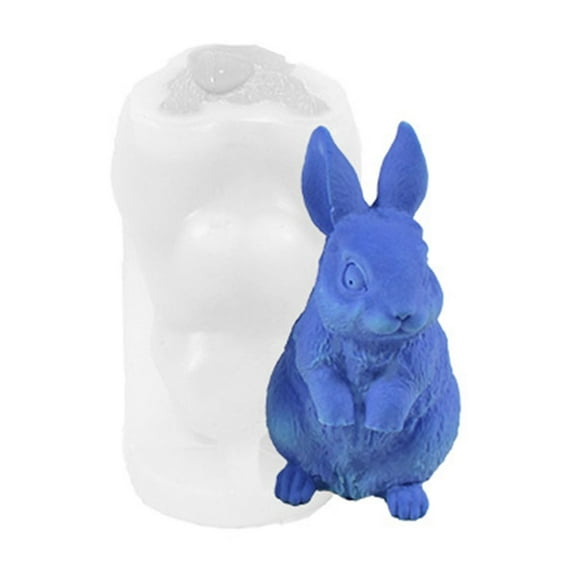 Easter Mold Aromath Gypsum Sit Up and Look Sitting with Drooping Ear ...