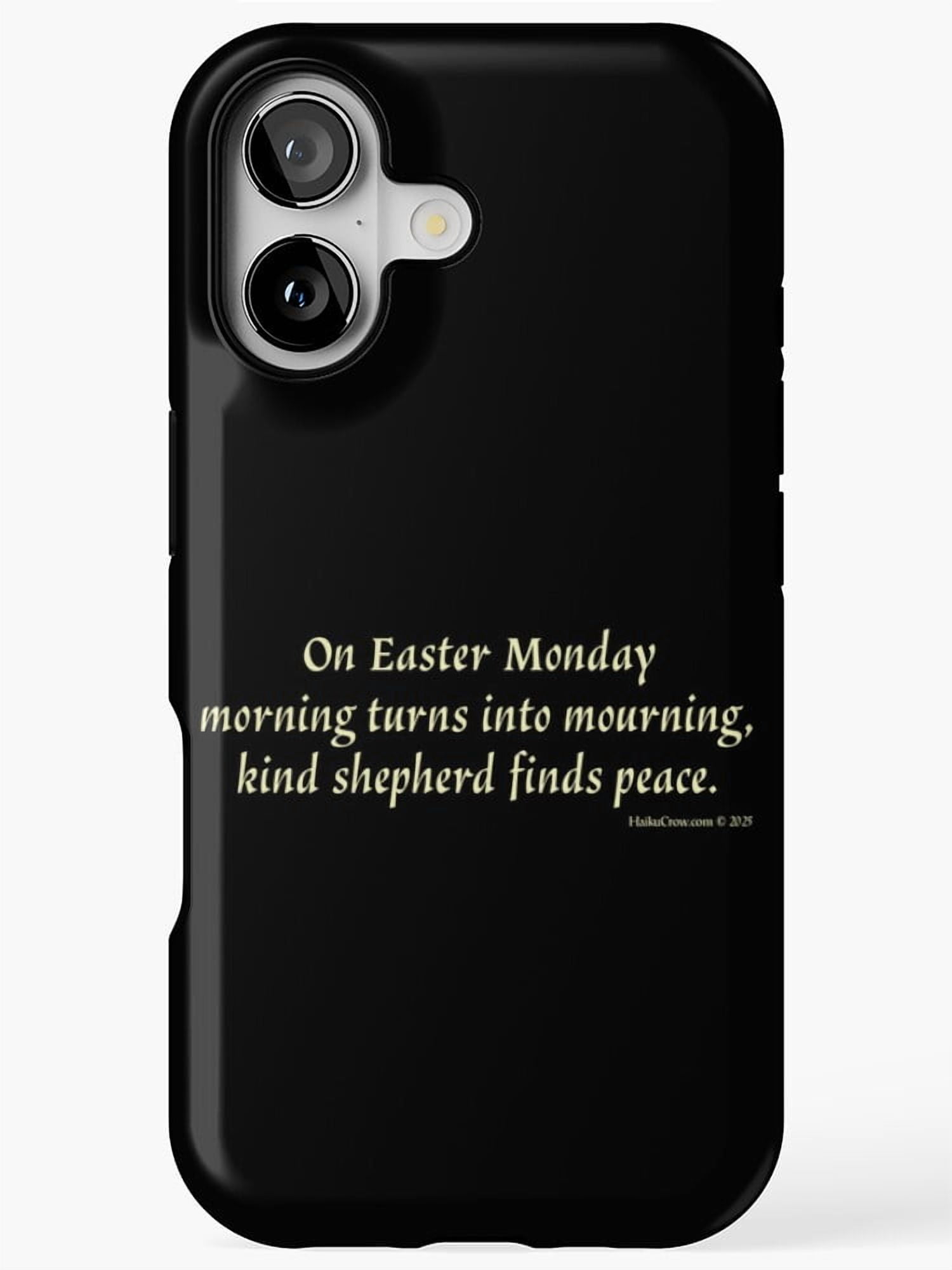 Easter Monday Haiku Phone Case for iPhone 17 16 15 14 13 12 11 Pro Max ...