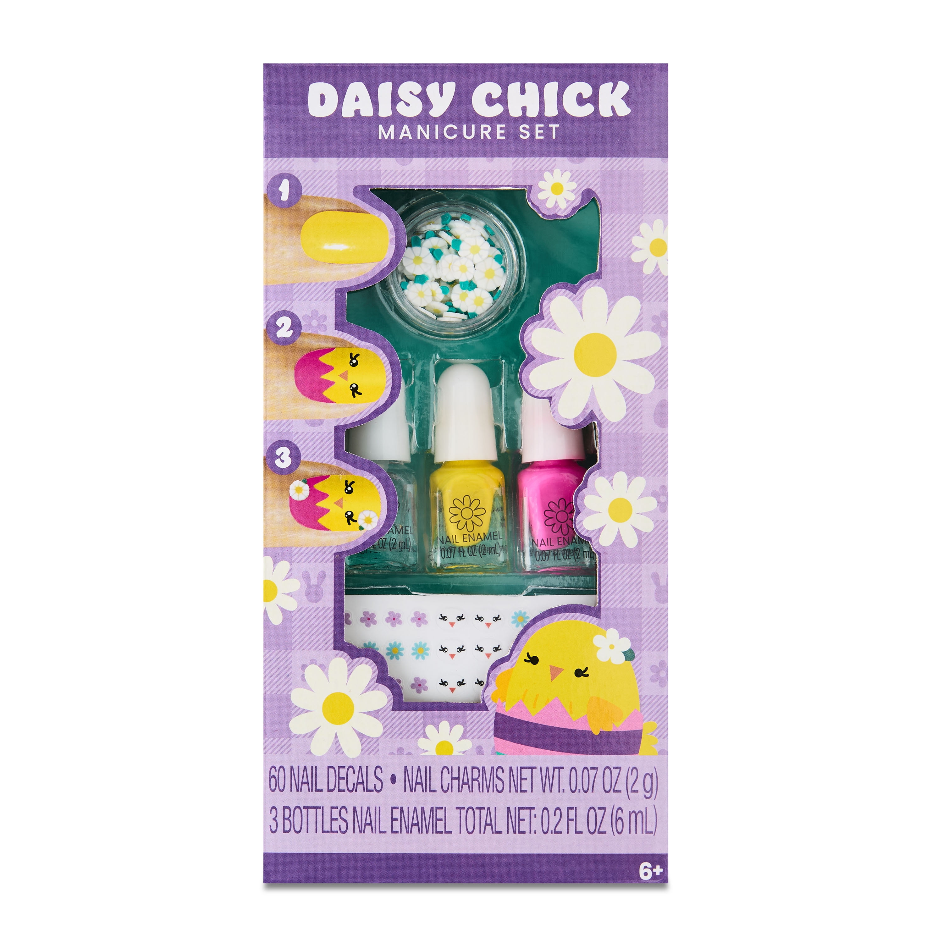Easter Multicolor Daisy Chick Mini Manicure Set Party Favor, by Way To ...
