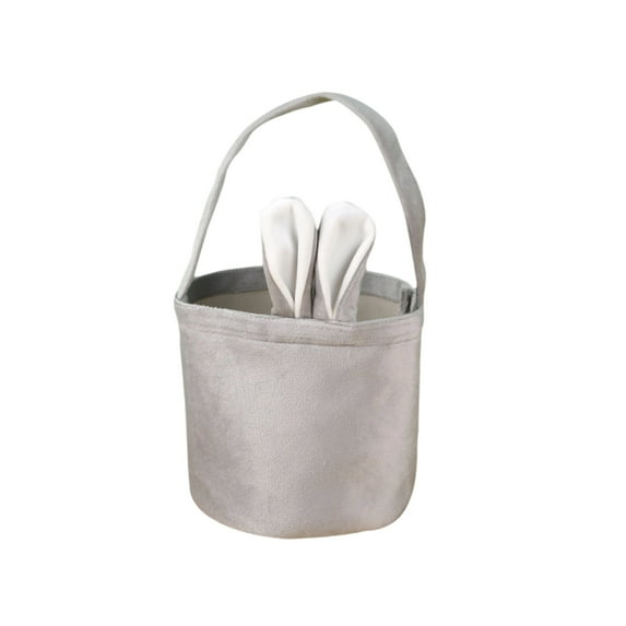 Easter No-Ear Bucket Easter Bunny Handbag Party Gift Storage Bag, 1Pc ...