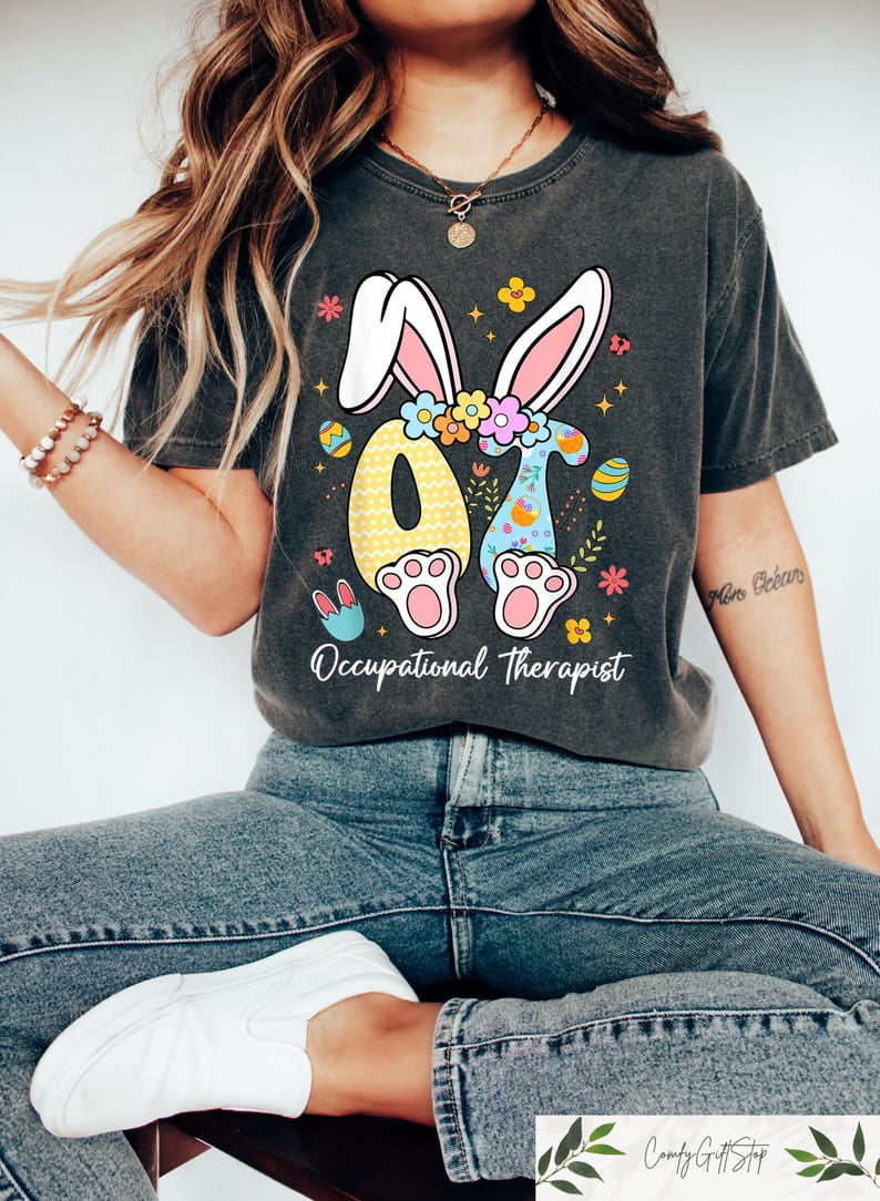 Easter Occupational Therapist T-shirt, OT Assistant Shirt, Easter OT Sweatshirt, Easter ...