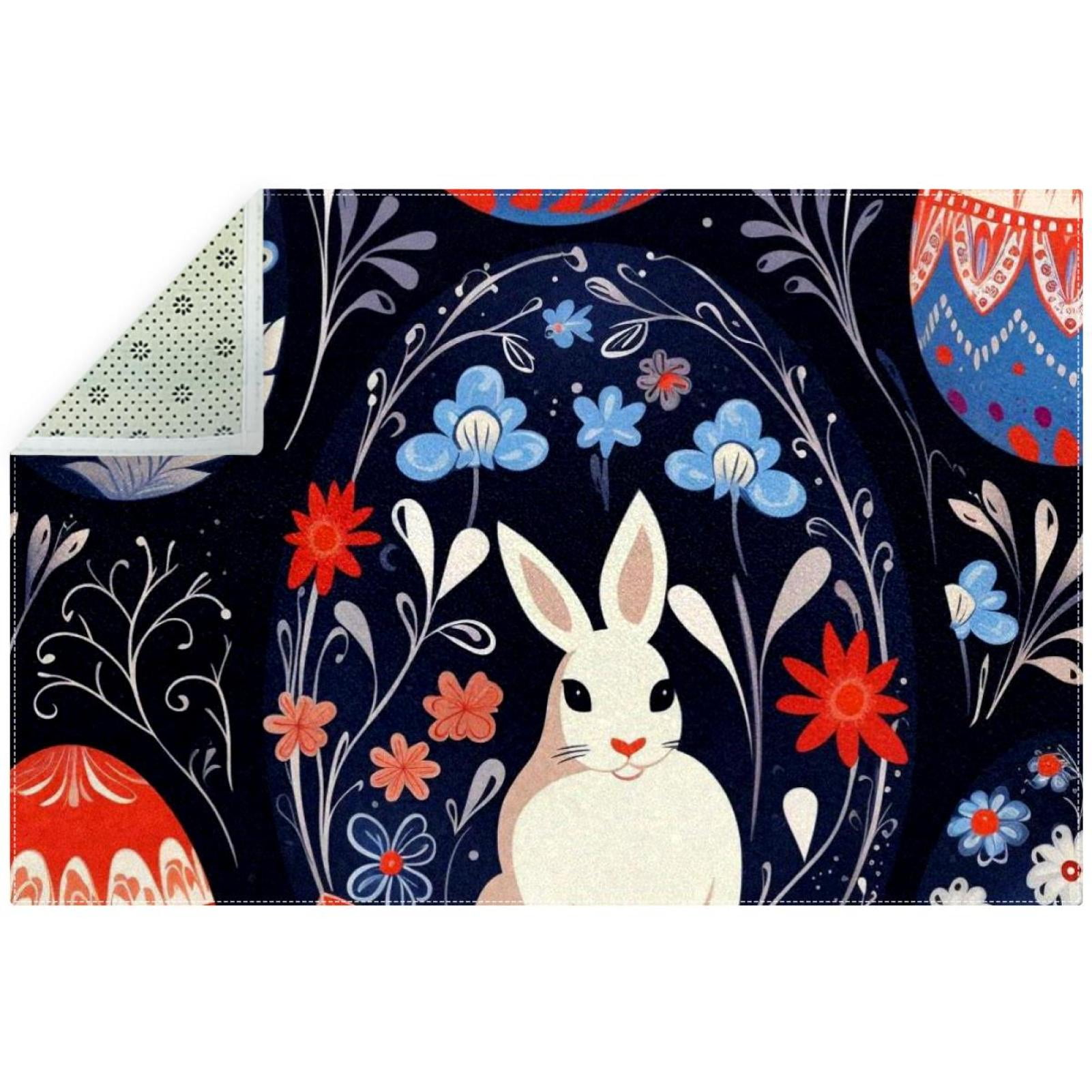 Easter Office Mat with Right-Angle Design - Polyester Floor Mat for ...