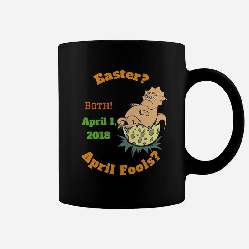 Easter Or April Fools Both Dinosaur Egg Graphic Coffee Mug - Walmart.com