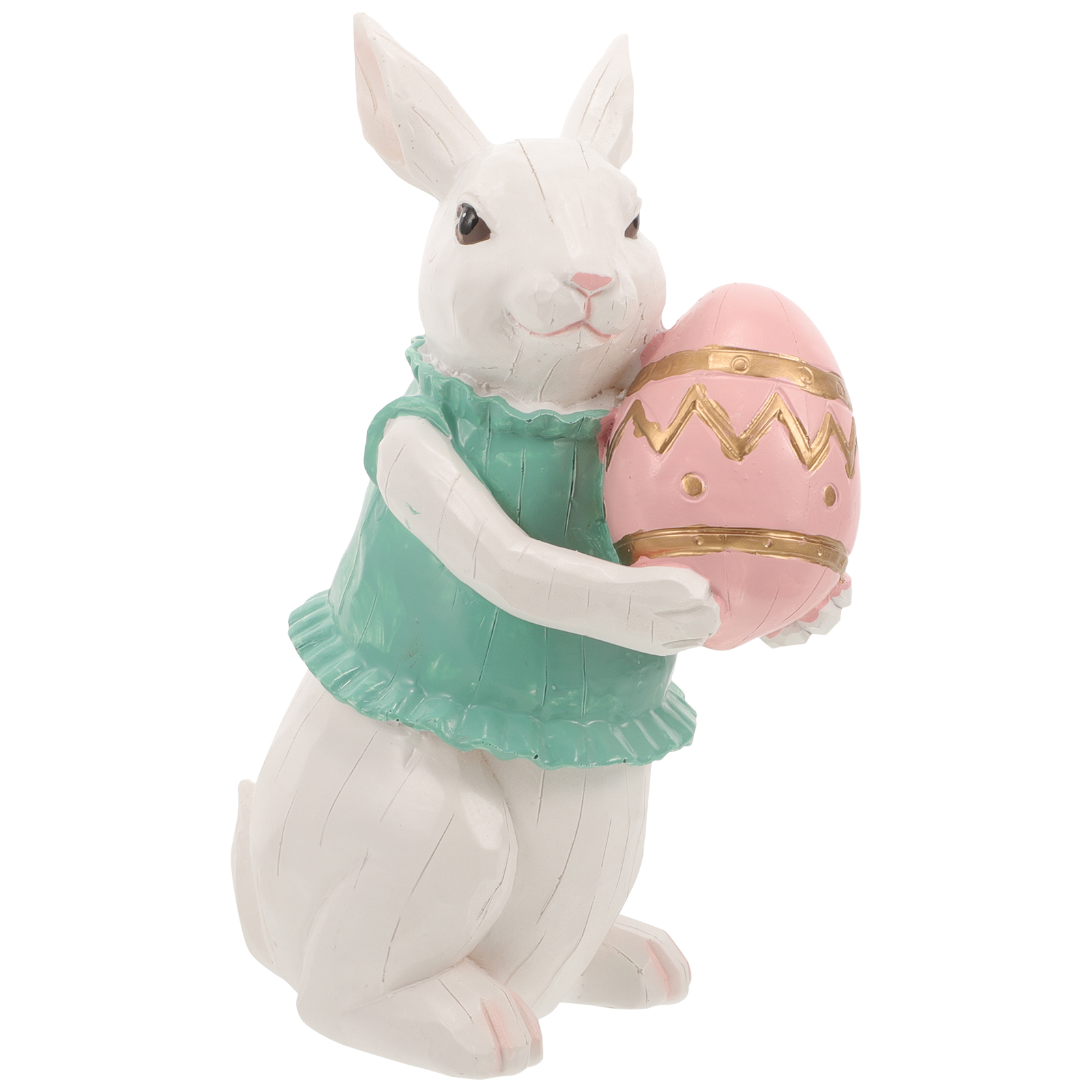 Rabbit Figurine Easter Decoration Garden Resin Rabbit Statue Small ...