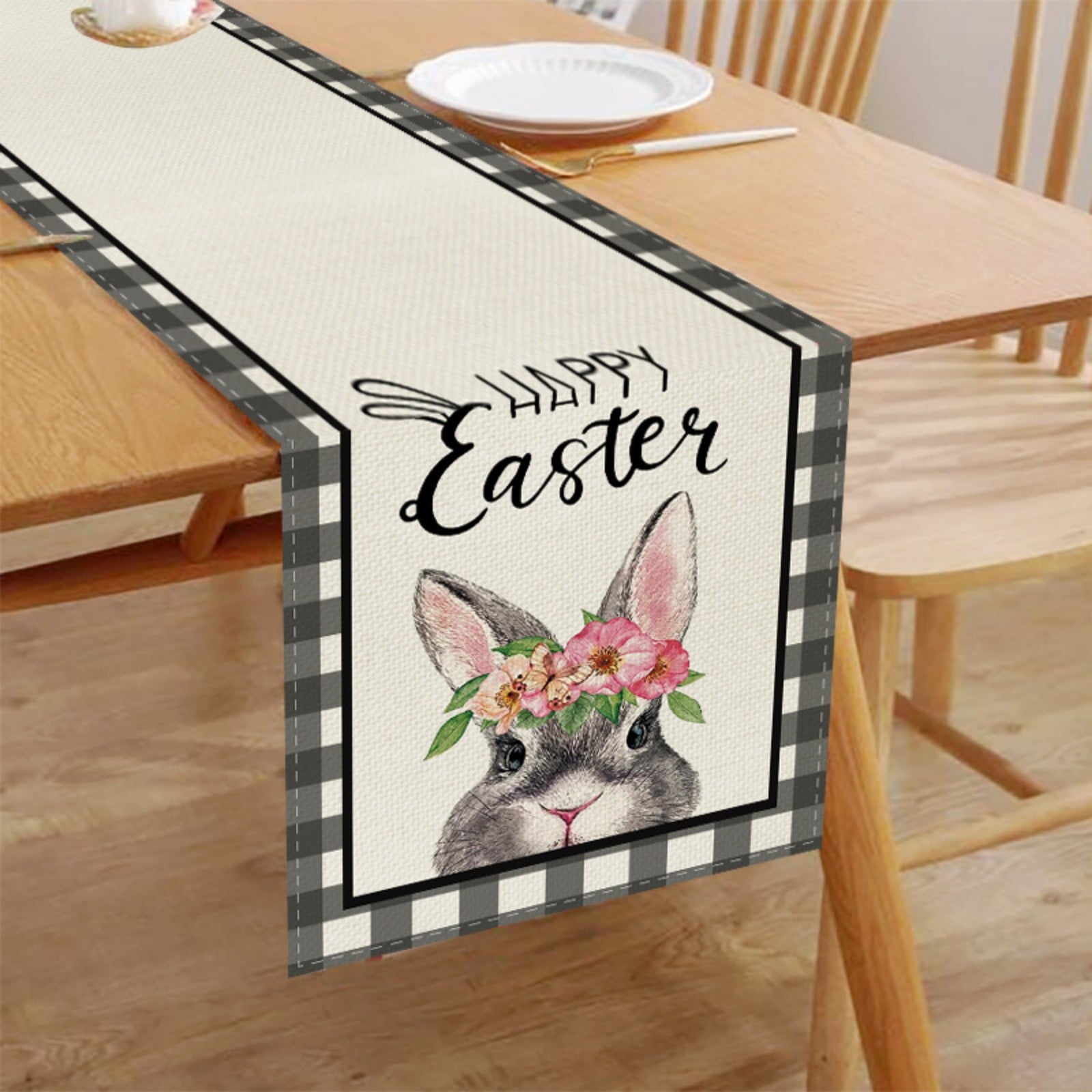 Easter Ornaments Easter Bunny Carrot Digital Printing Table Flag ...