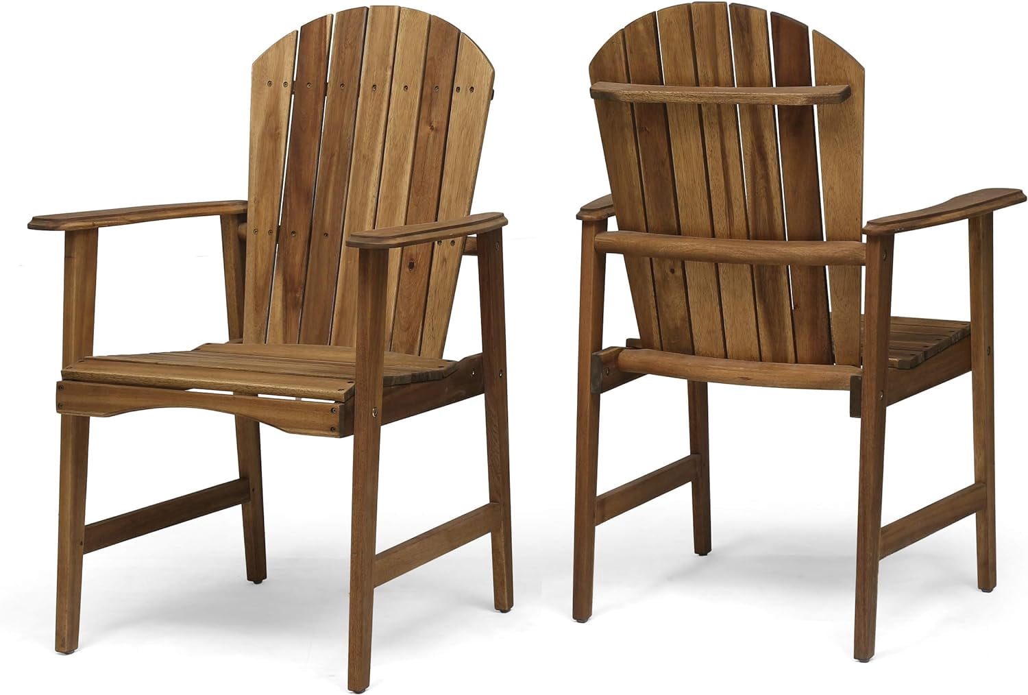 Easter Outdoor Weather Resistant Acacia Wood Adirondack Dining Chairs ...