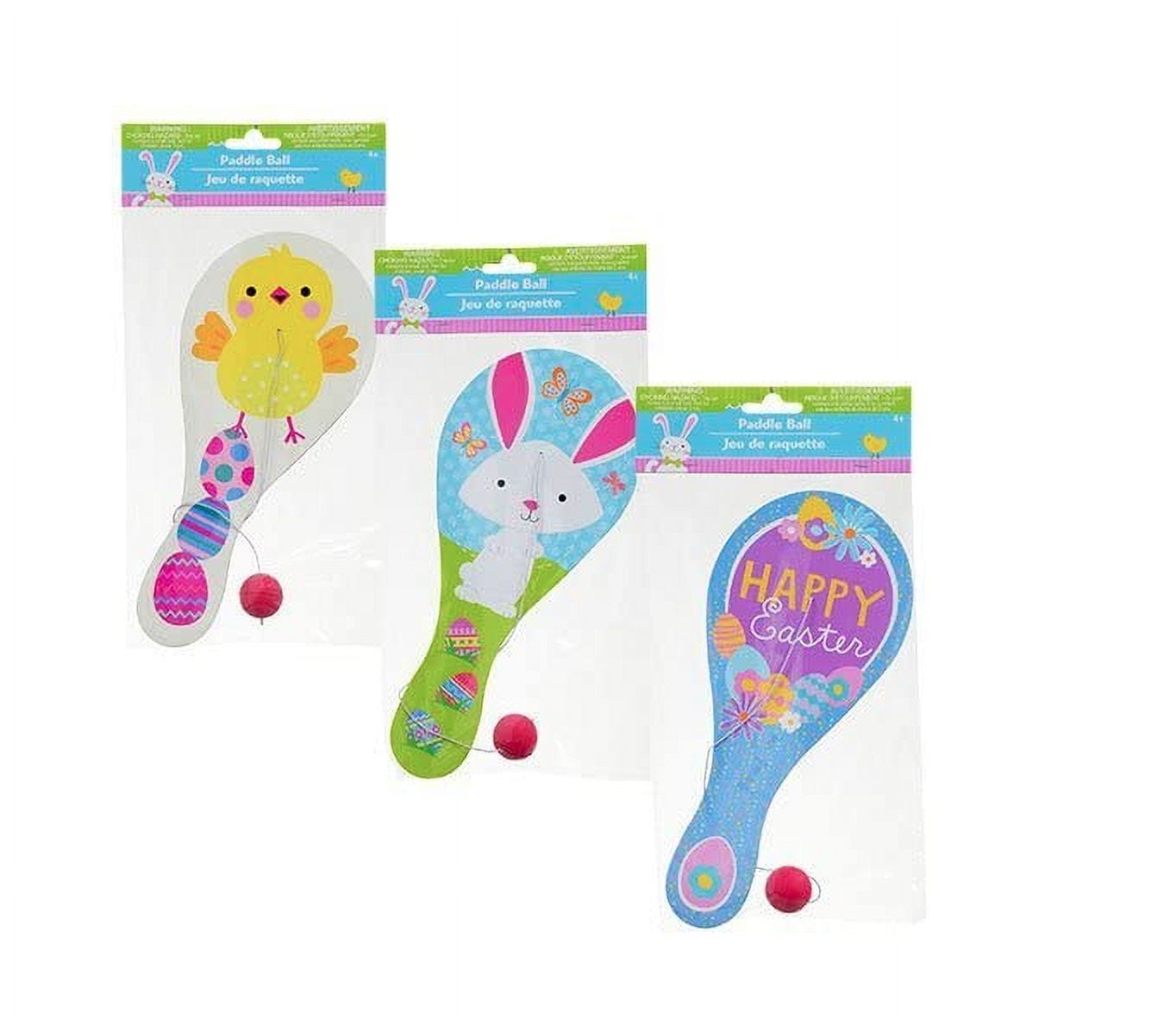 Easter Paddle Ball Sets Assorted Among 3 Styles Shown - Pack of 3 ...