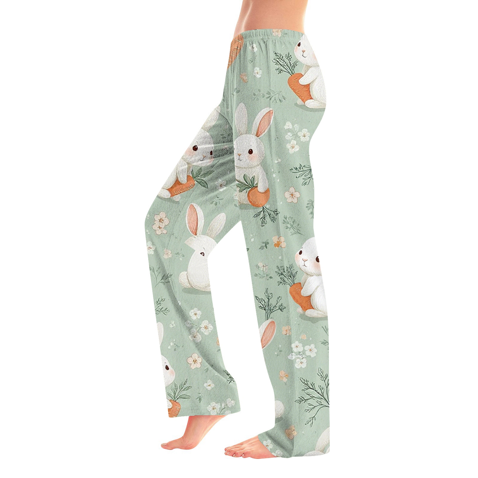 Easter Pajamas Pants Men Stretch Waist Drawstring Casual Pjs Funny ...