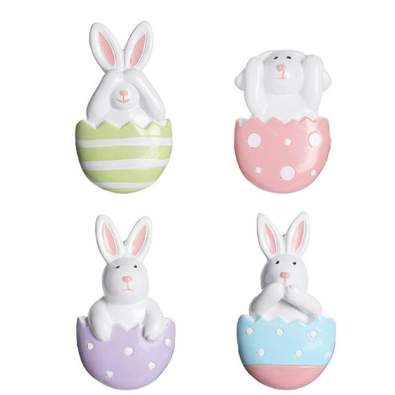 Easter Party Decor Charming Bunny Resin Magnets to Brighten Your ...