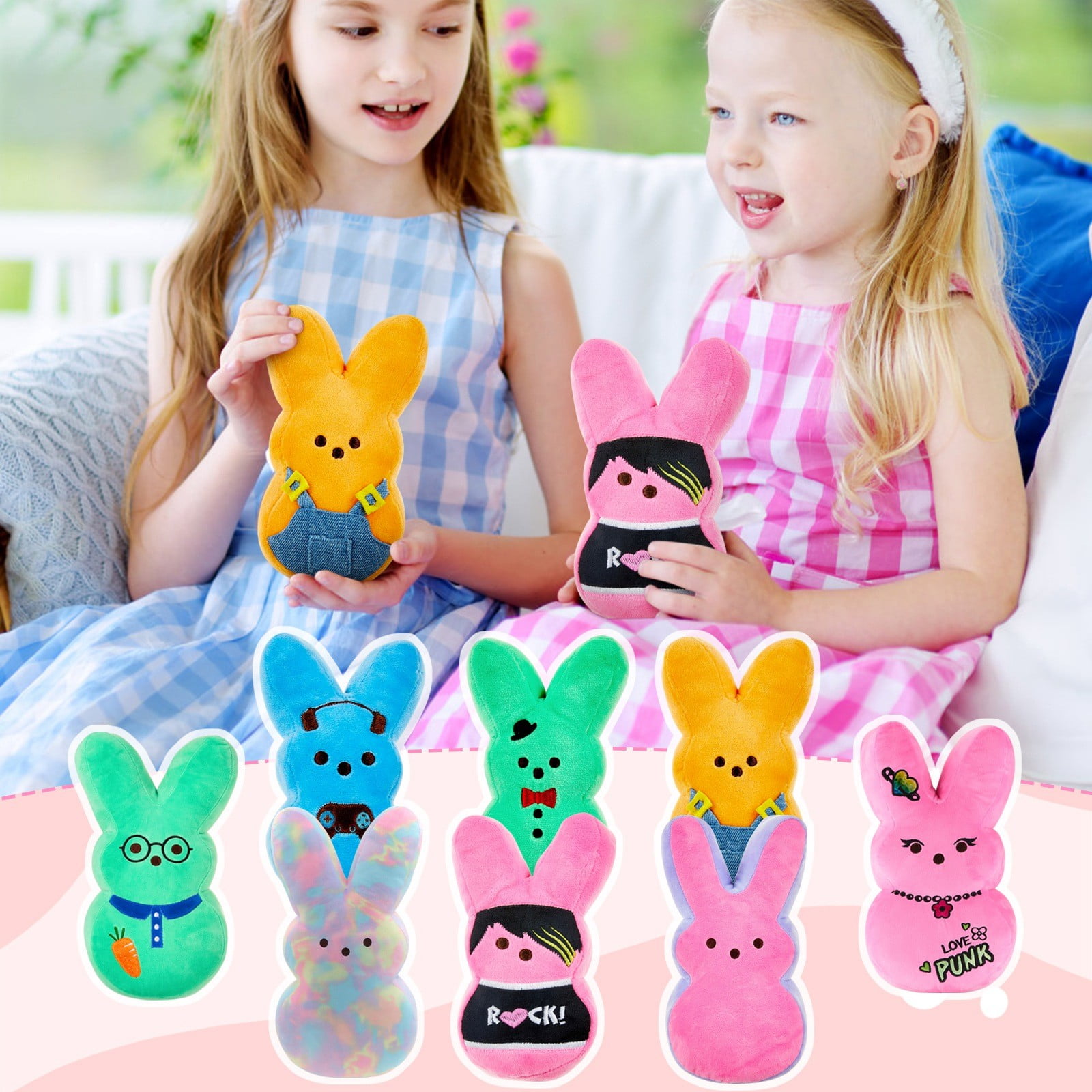 Easter Peeps Bunny Dress-up PEEPS Marshmallows Stuffed Animal & Plush ...