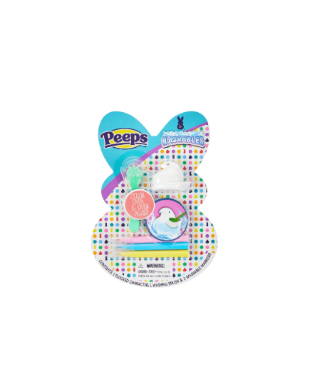 Easter Peeps Chick Washable Plush Toy – Color & Wash Reusable Activity ...