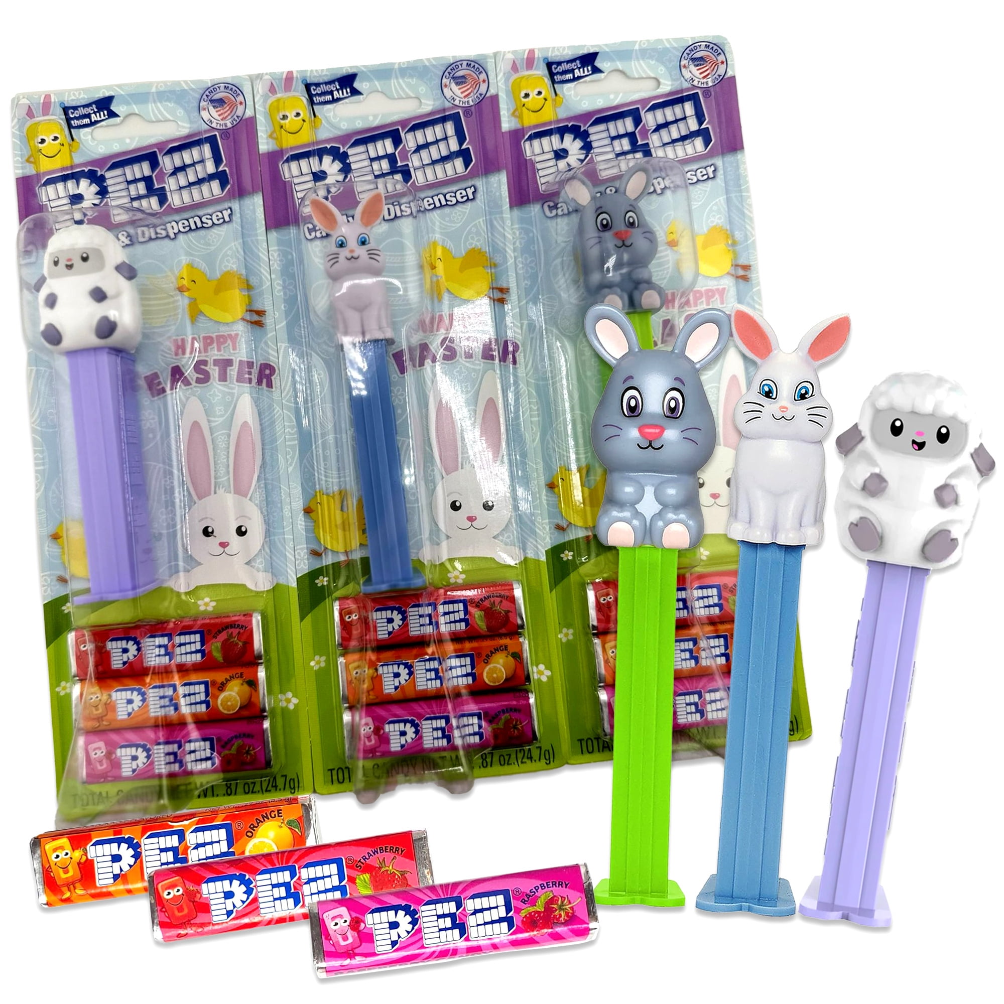 Easter Pez Candy Dispenser 3 Pack. Pez Dispensers Bulk, Easter Basket ...