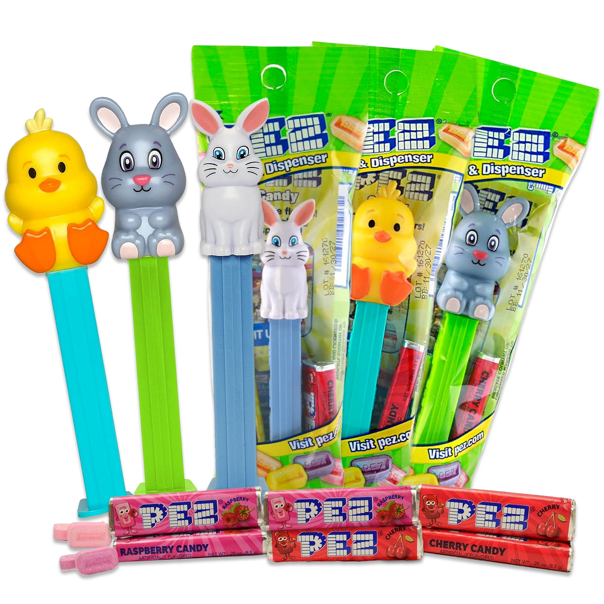 Easter Pez Candy Dispenser 3 Pack. Pez Dispensers Bulk, Easter Basket ...