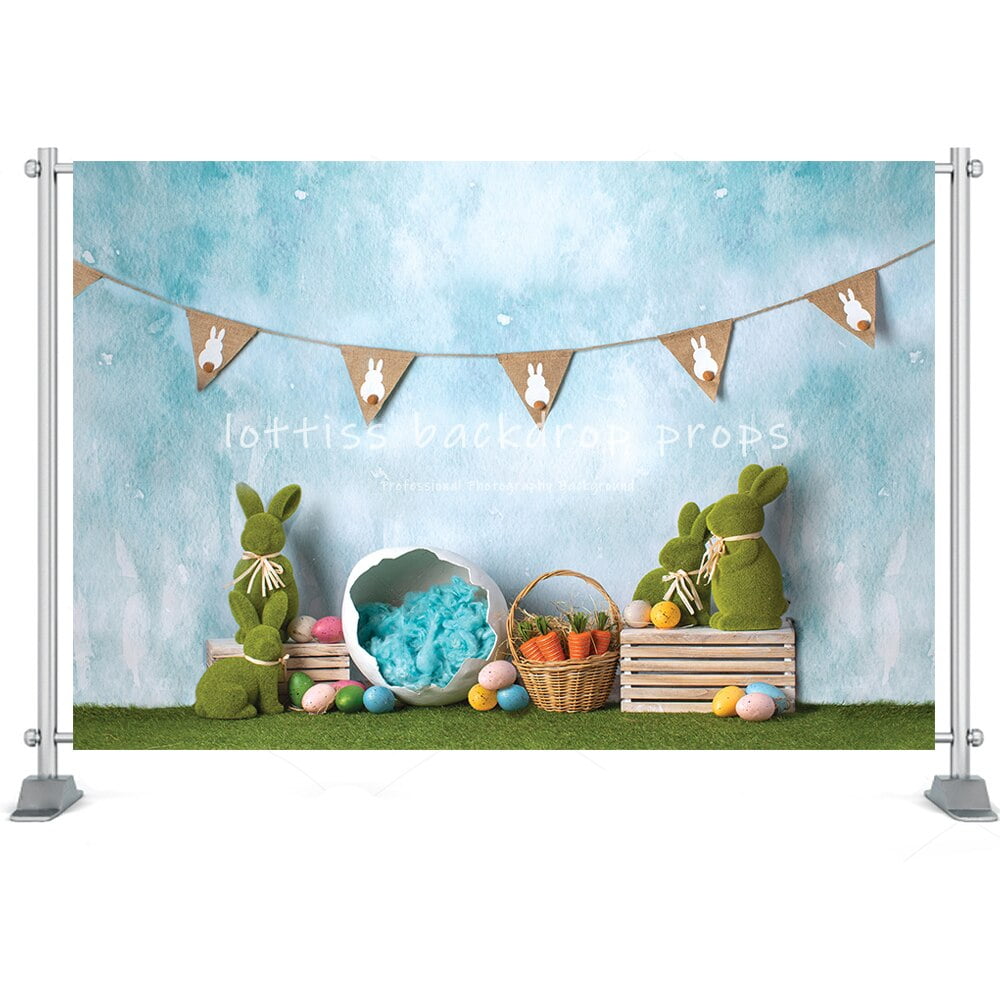 Easter Photography Backdrop Spring Garden Bunny Cake Smash Kids ...