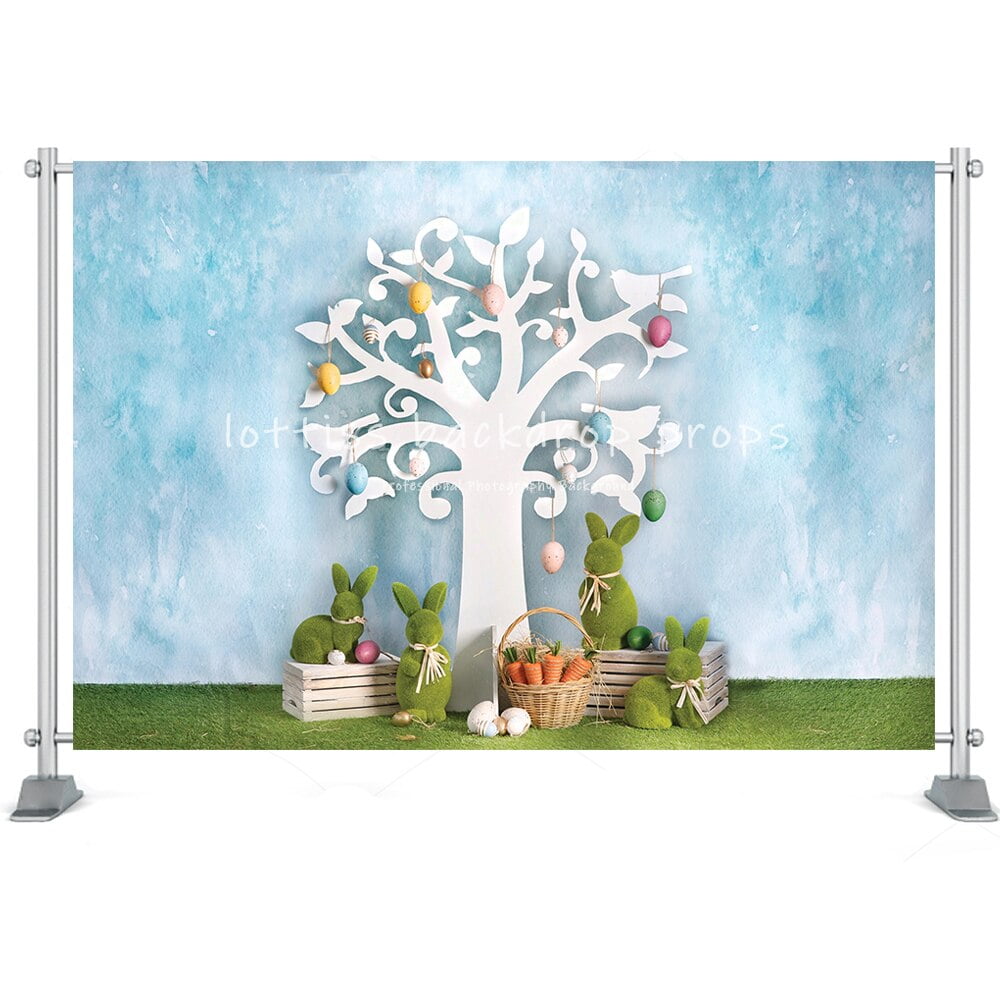 Easter Photography Backdrop Spring Garden Bunny Cake Smash Kids ...