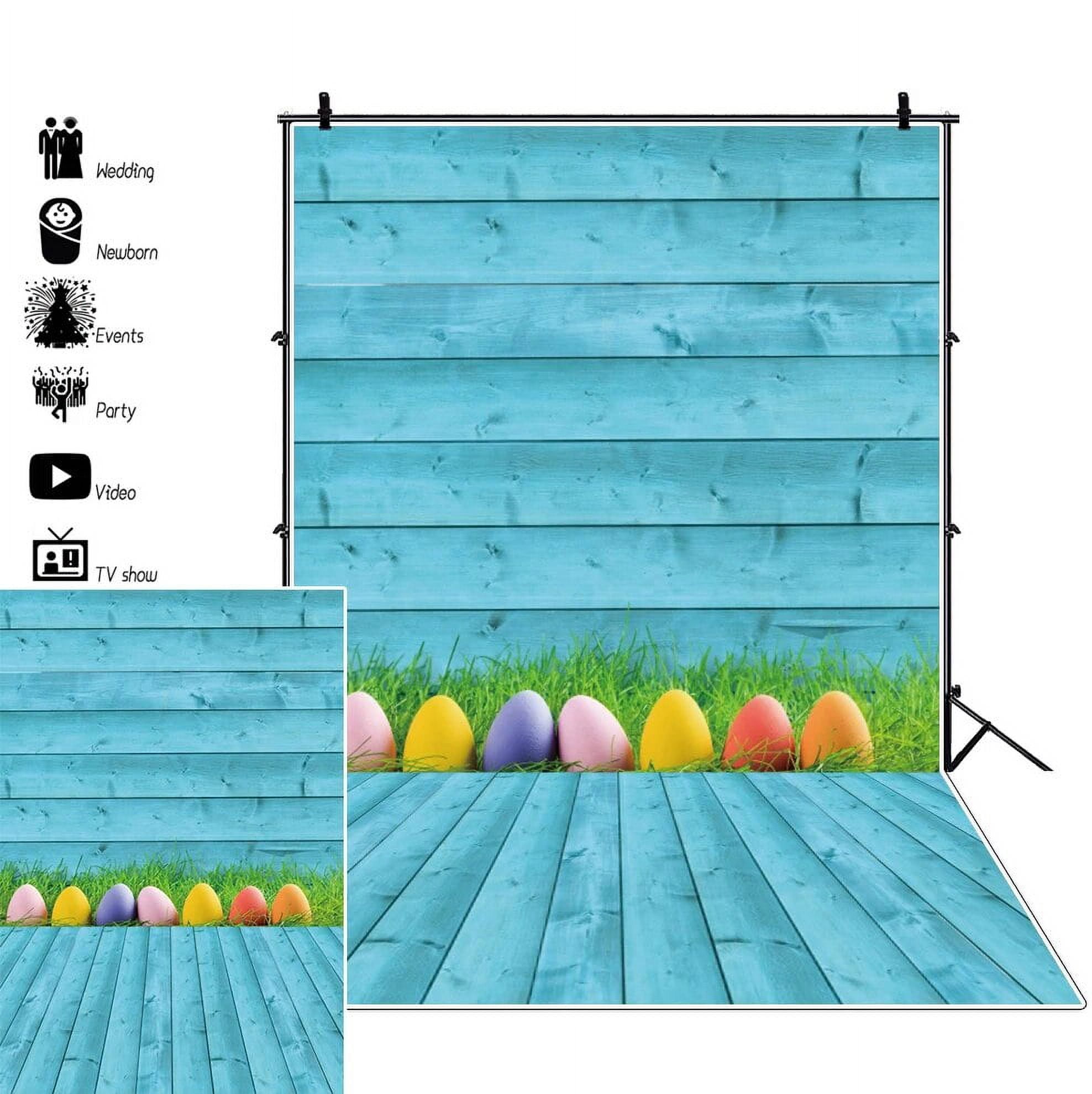 Easter Photography Backdrops 2024 New Spring Wooden Boardwalk Wall ...