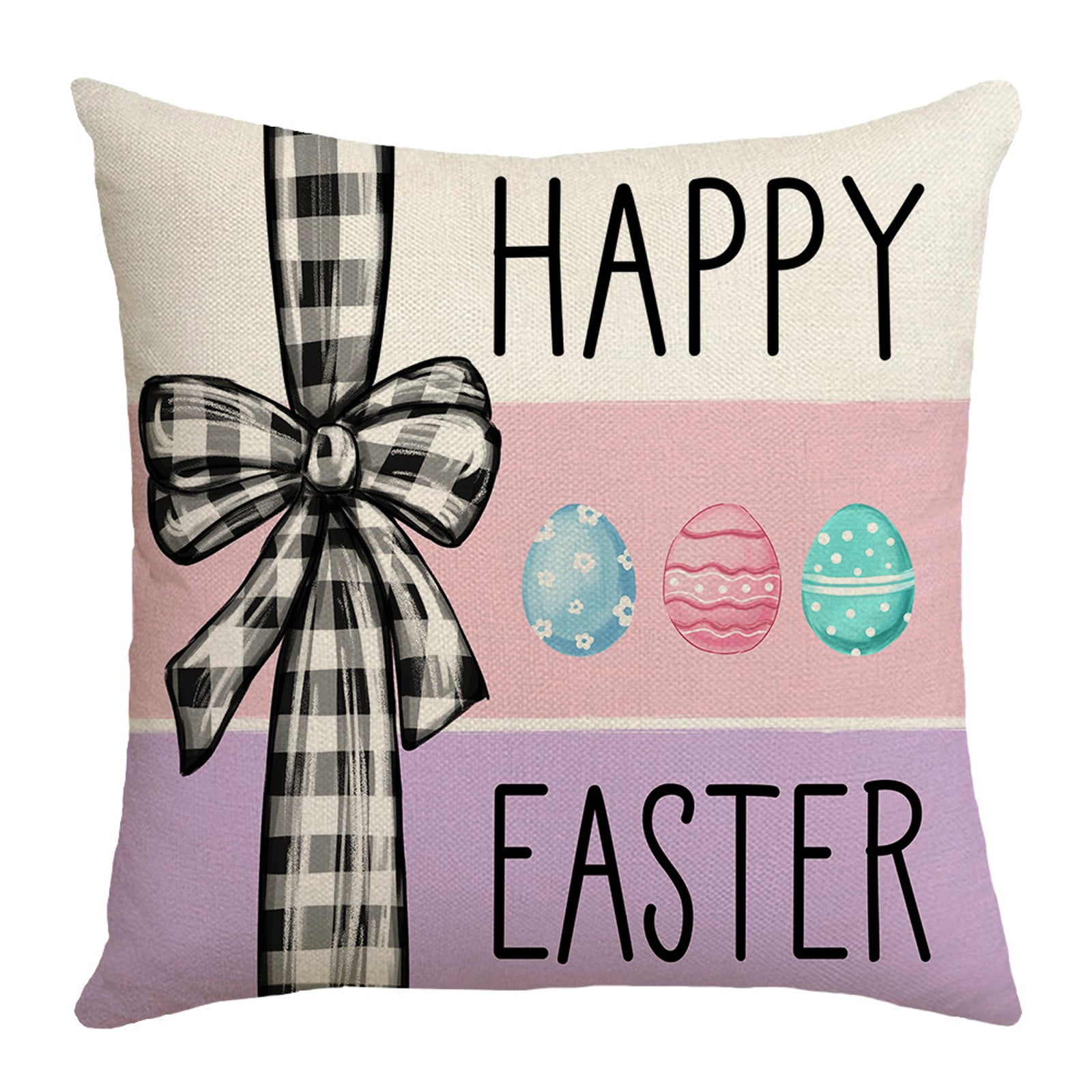 Easter Pillow Cases Clearance! Farmhouse Eucalyptus Leaves Throw Pillow ...