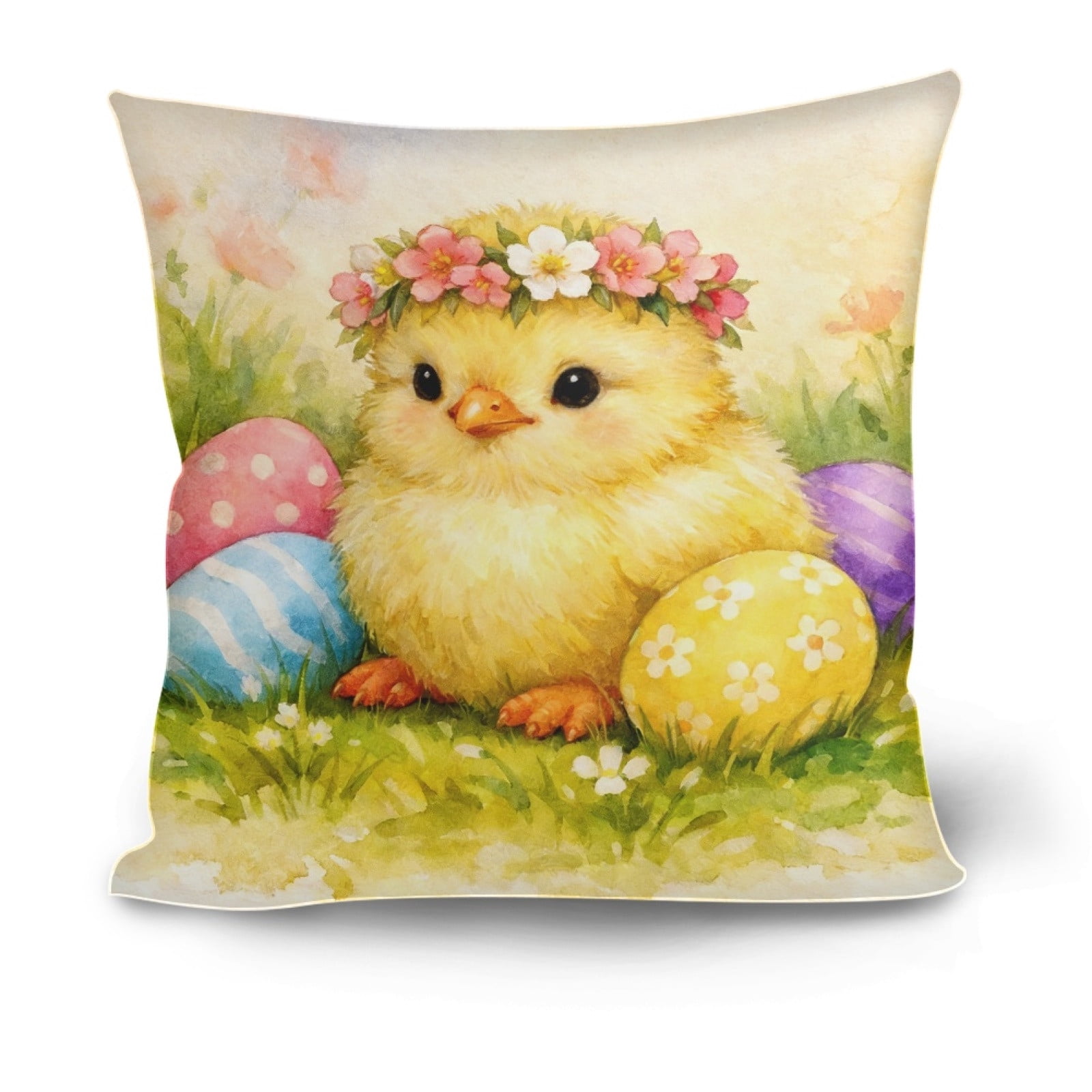 Easter Pillowcase for Drawing, Staron Soft Breathable Polyester Holiday ...
