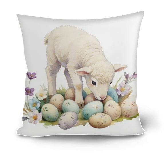 Easter Pillowcase for Drawing, Staron Holiday Decorative Blank Pillow ...