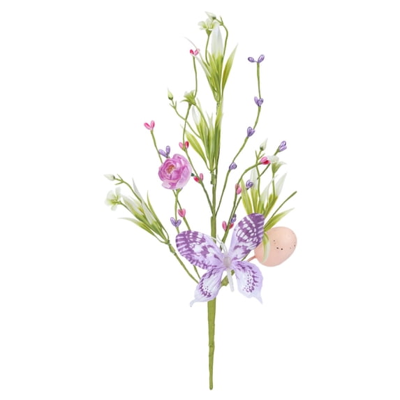 Easter Plants Easter Egg Flowers Picks Decor, Artificial Sprays Spring ...