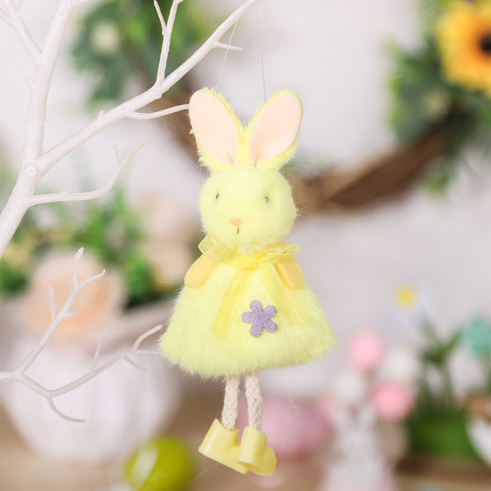 Easter Plush Ornaments,Hare Hanging Pendants,Spring Holiday Decor ...