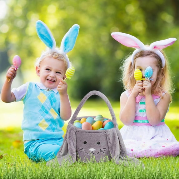 Easter Plush Rabbit Bag Velvet Children’s Handbag with Bunny Design ...