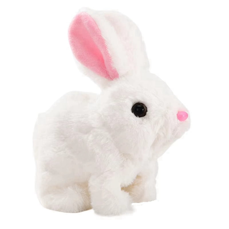 Easter Plush Toy Easter Electronic Interactive Toy Bunnies Can Walk and ...