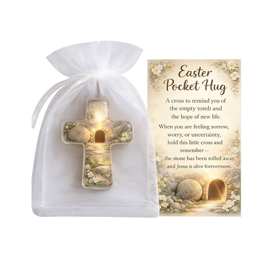 Easter Pocket Hug Decoration – Adorable Holiday Gift with Cross-Window ...